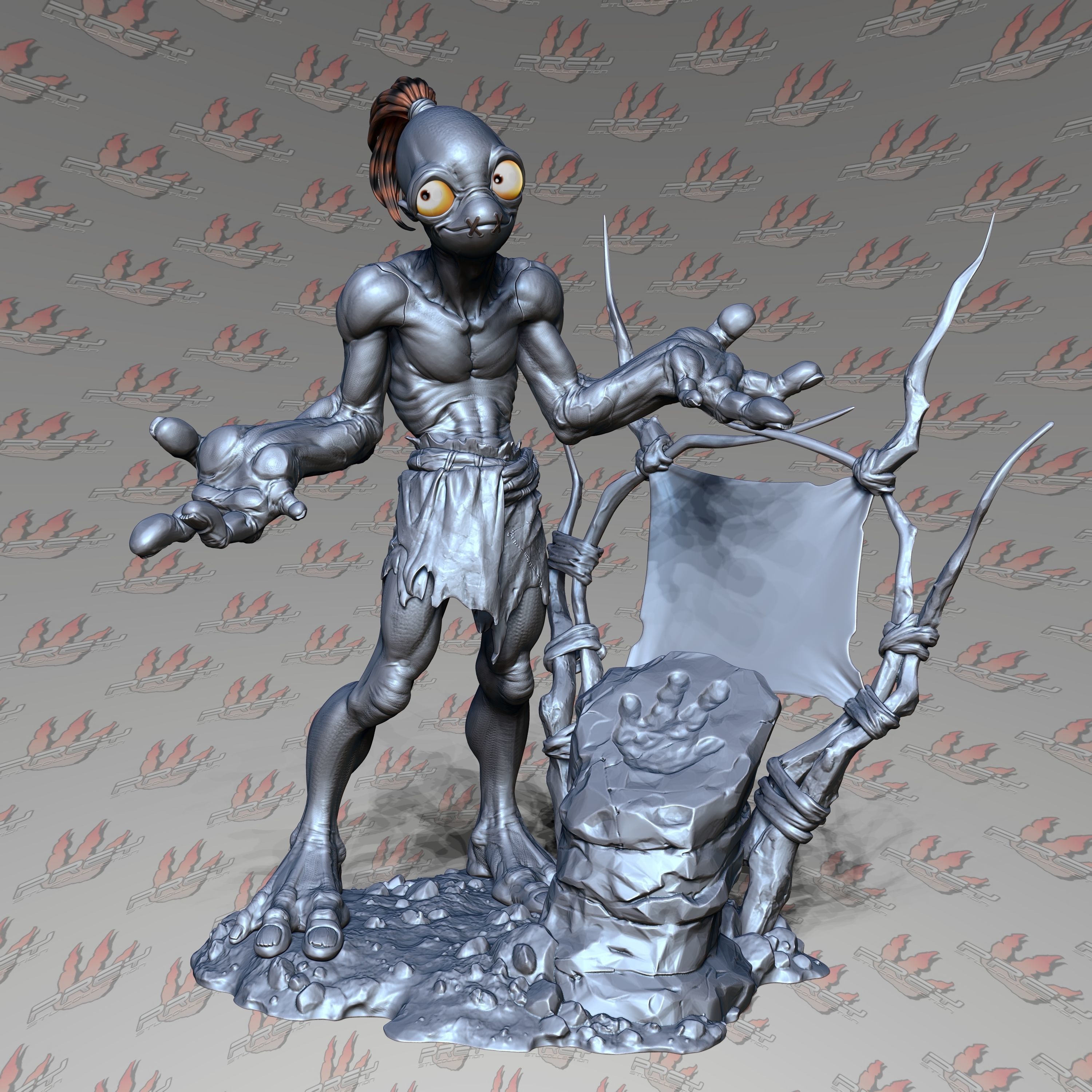 ABE ODDWORLD 3D model 3D printable | CGTrader