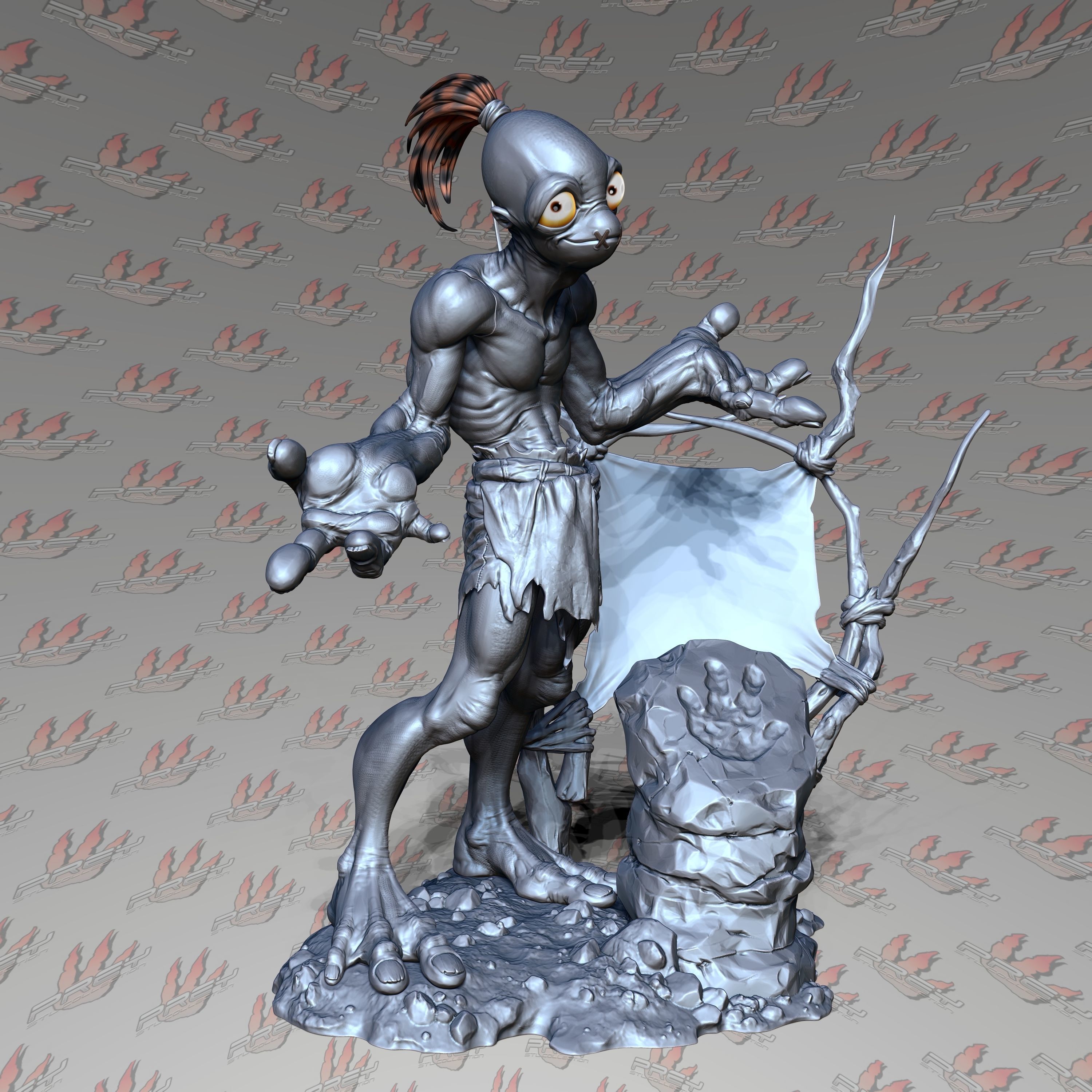 ABE ODDWORLD 3D model 3D printable | CGTrader