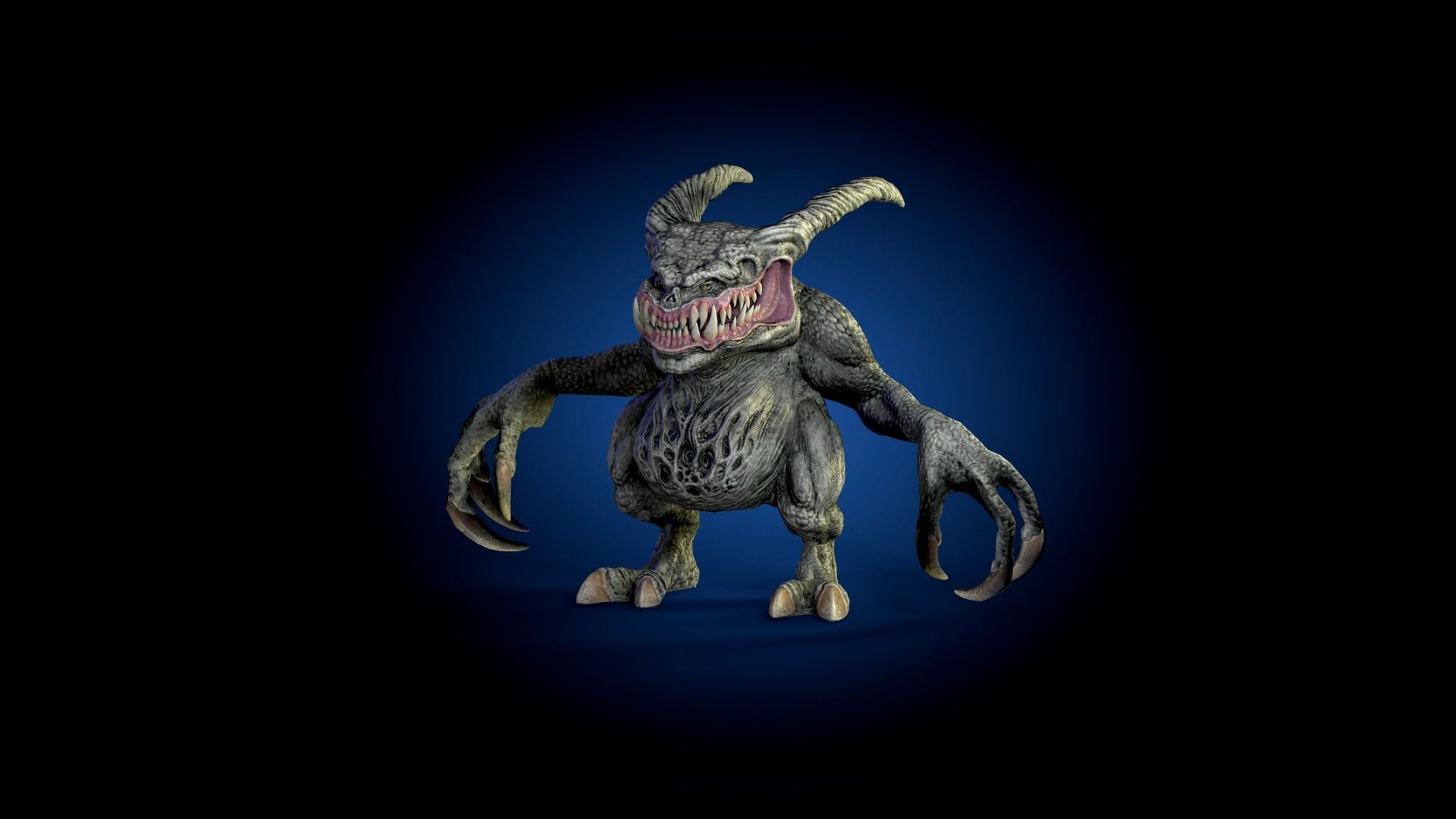 Demon 3D model animated rigged | CGTrader