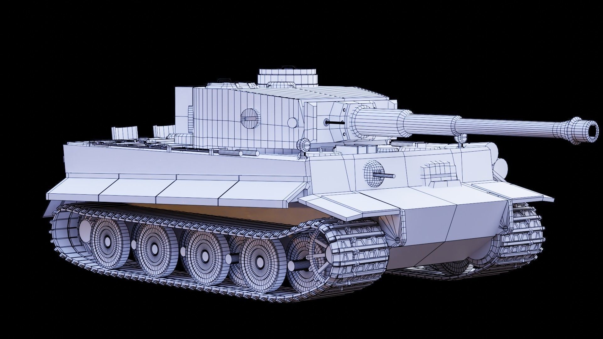 3D model Tiger 1 GameReady VR / AR / low-poly | CGTrader