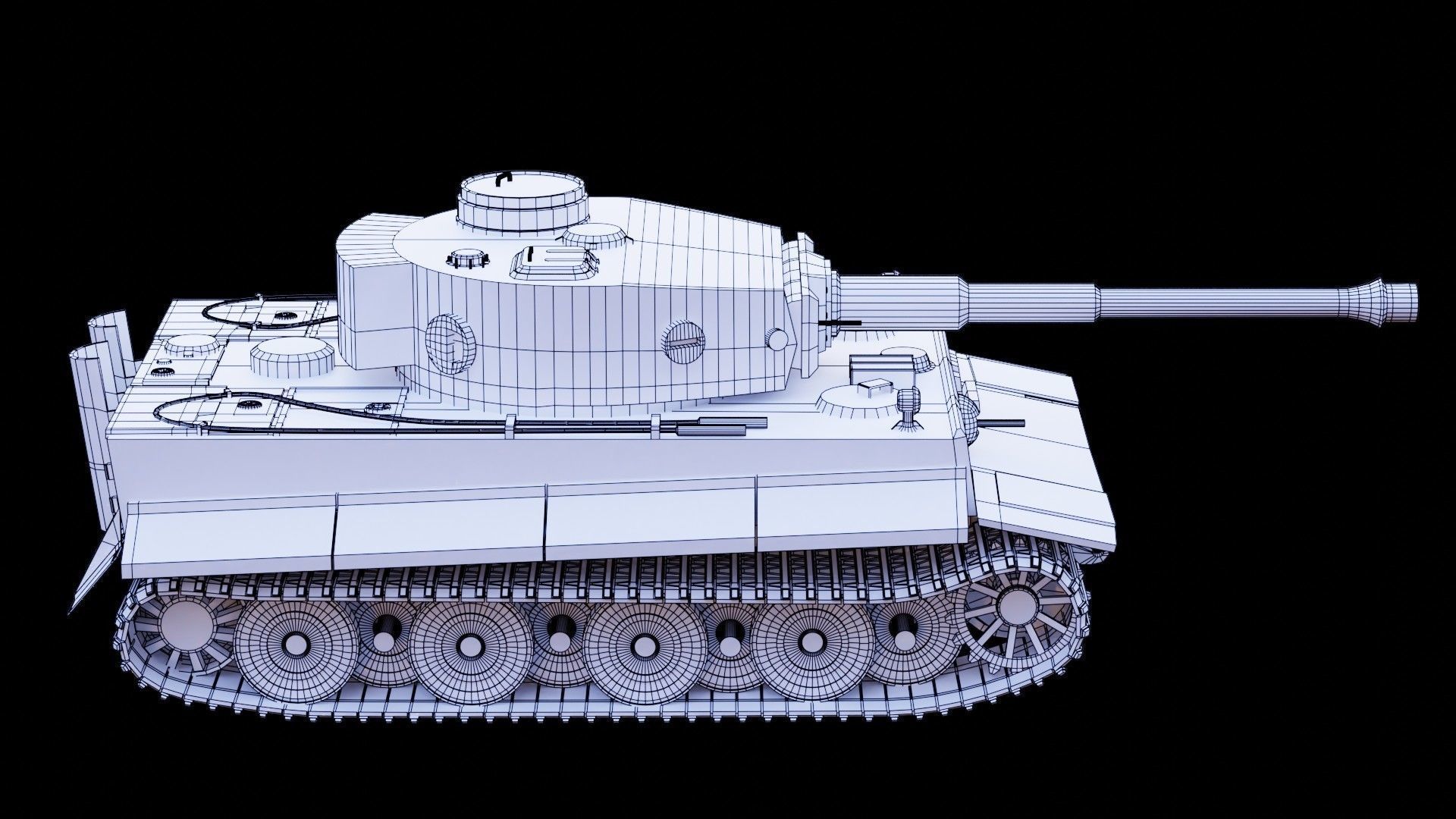 3D model Tiger 1 GameReady VR / AR / low-poly | CGTrader