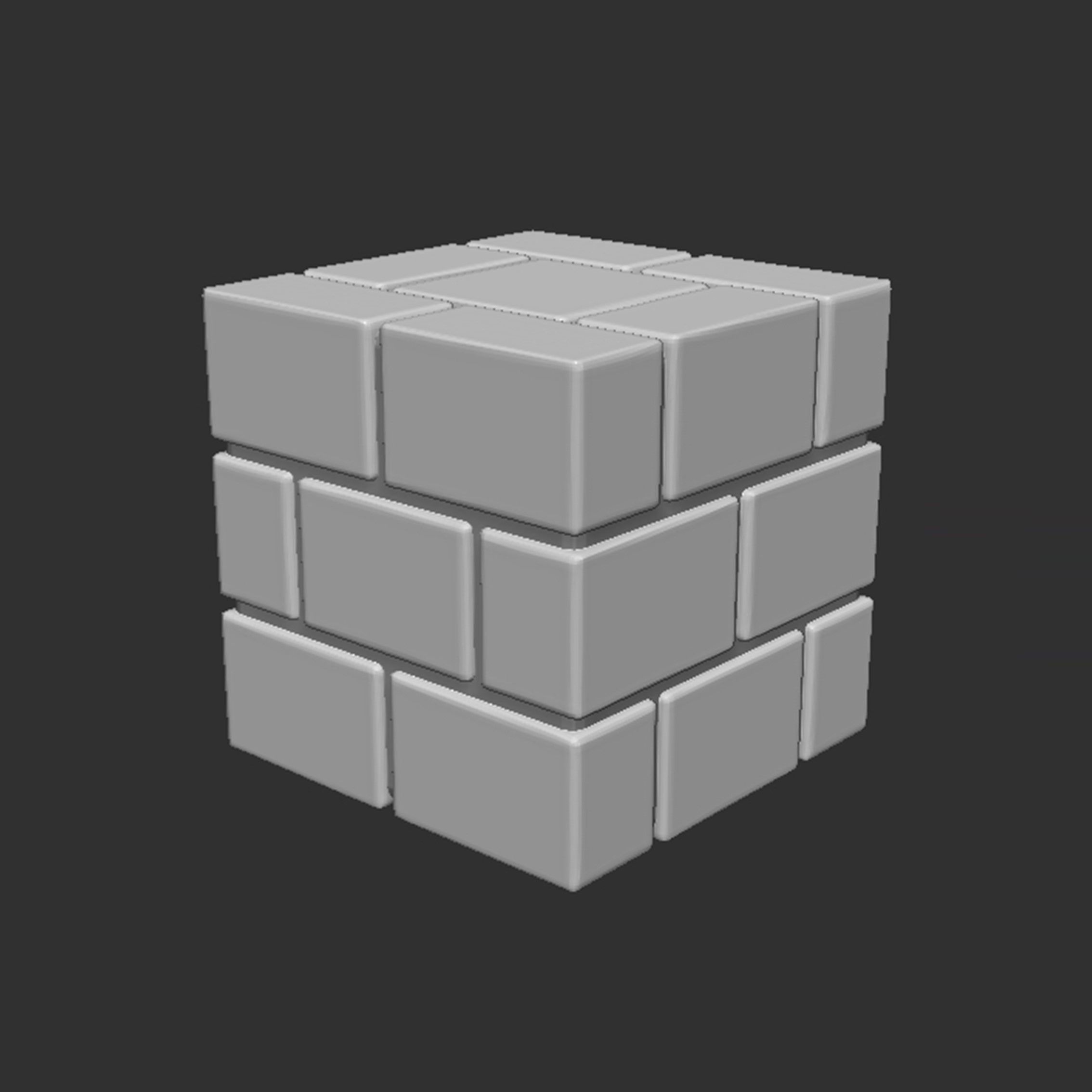 Mario Brick Block 3D model 3D printable | CGTrader