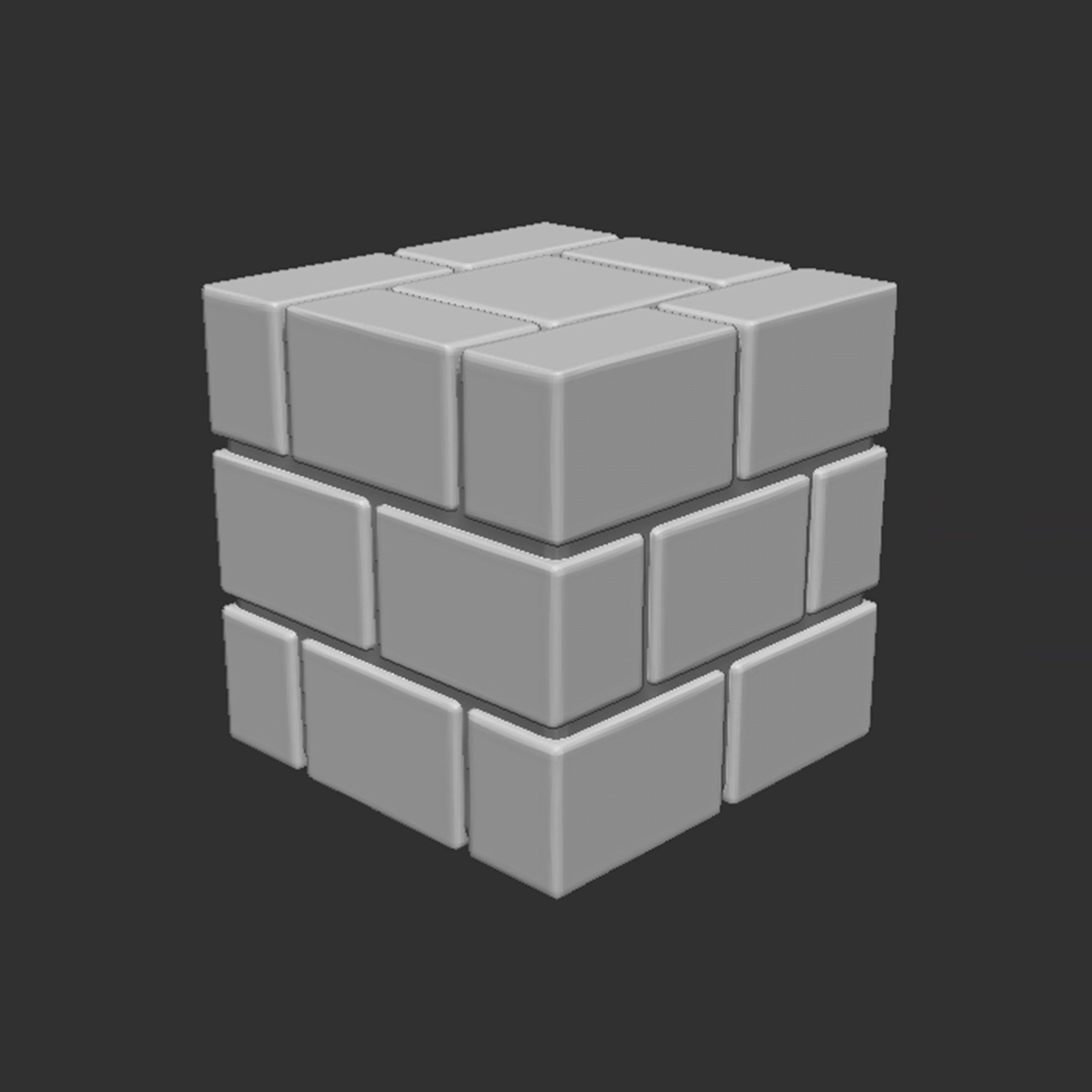 Mario Brick Block 3D model 3D printable | CGTrader