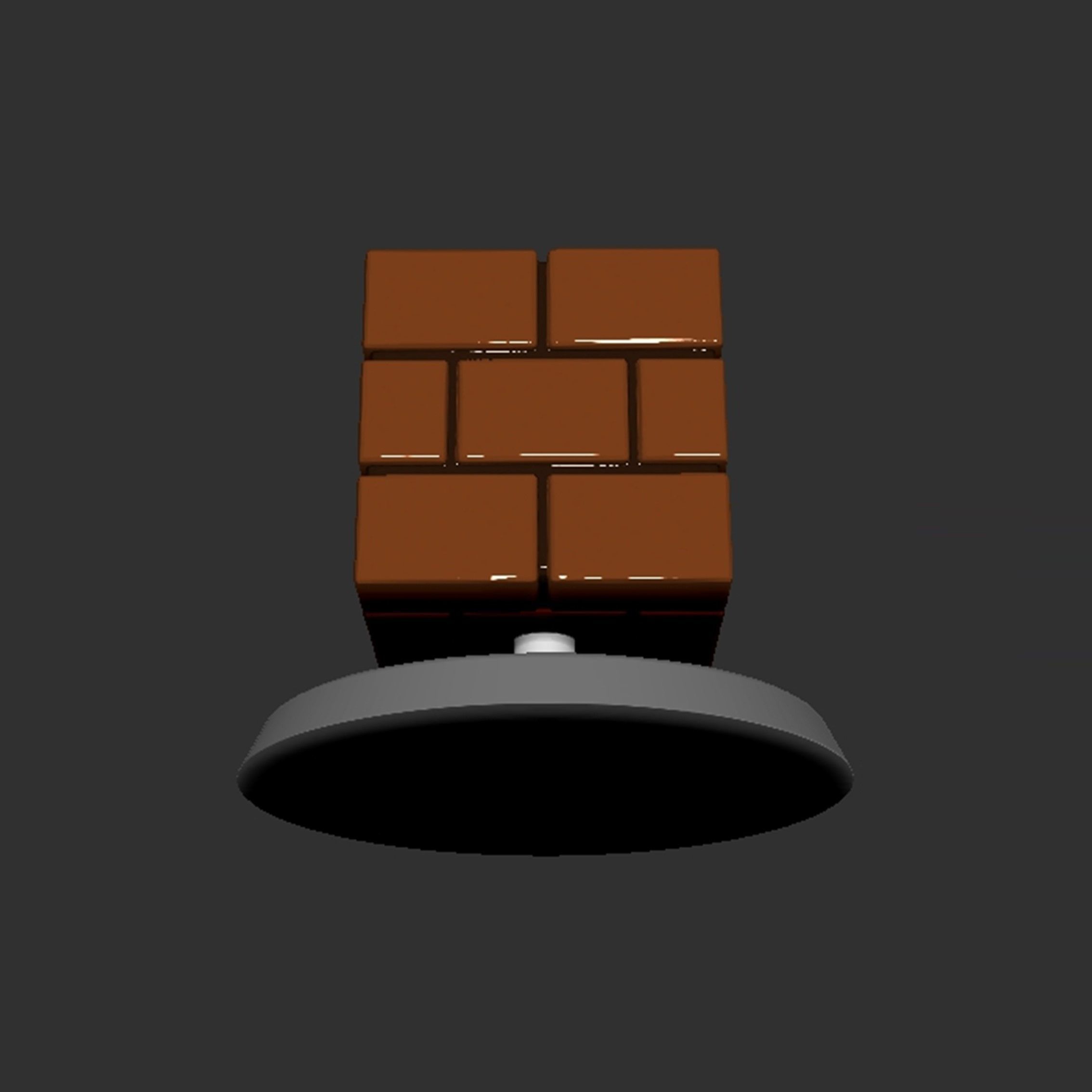 Mario Brick Block Based 3D model 3D printable | CGTrader