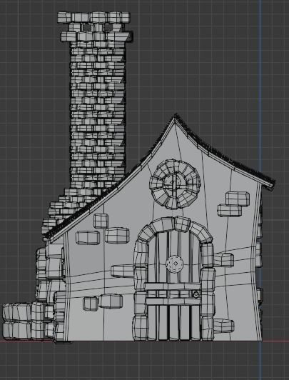 Pixie House With Mushrooms 3D model | CGTrader
