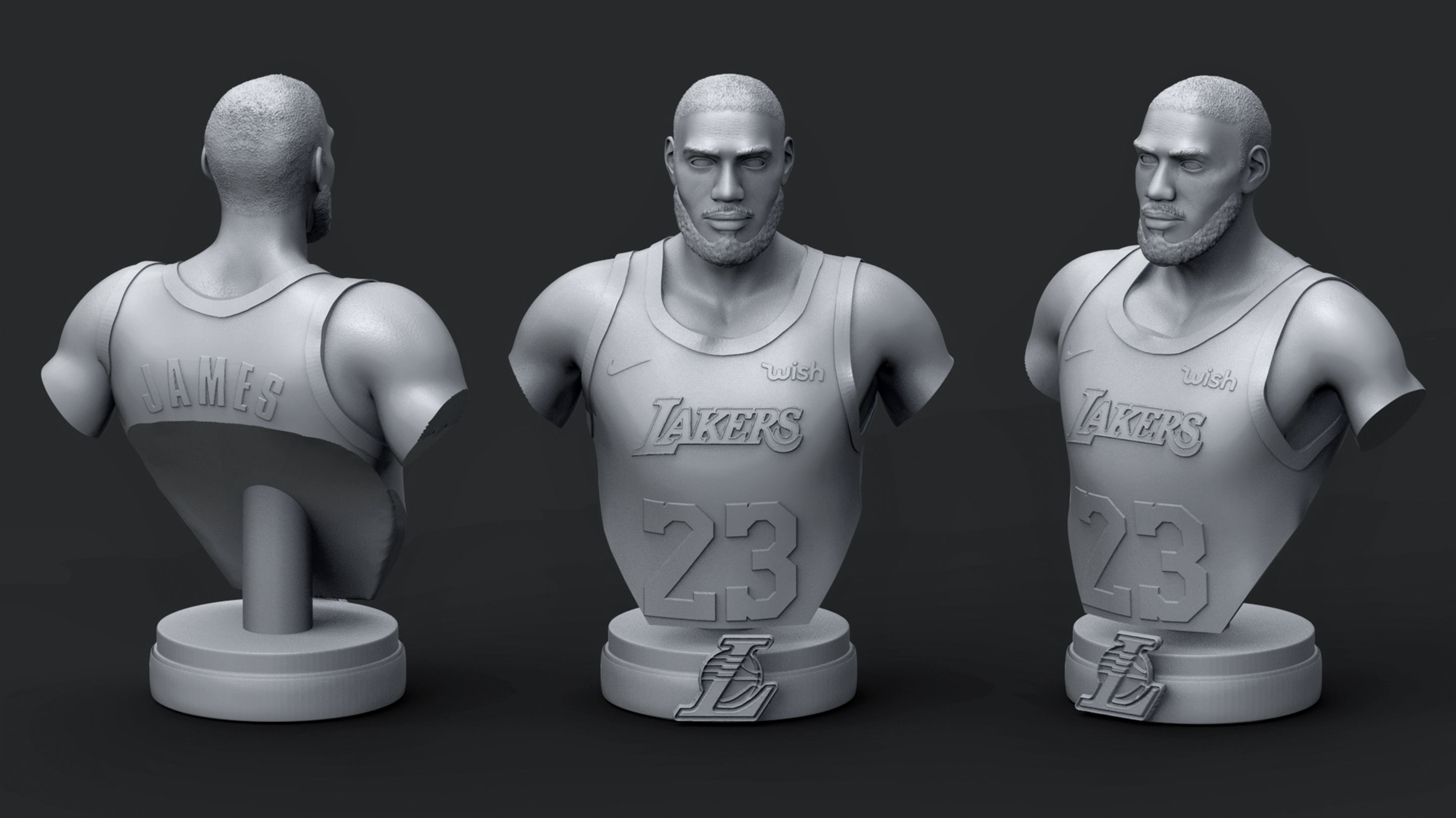LeBron James 3D Printable 3 3D model 3D printable | CGTrader
