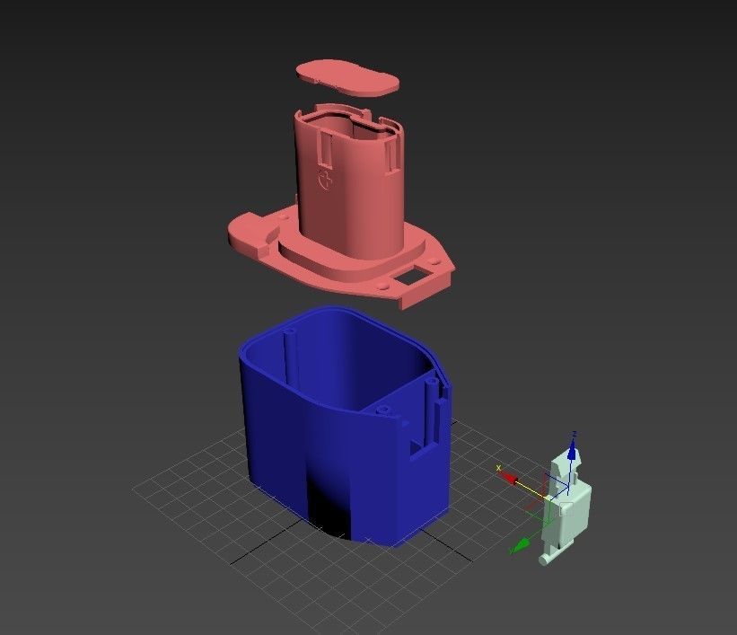 3D model battery case of the STAYER SCD-14 3D model | CGTrader