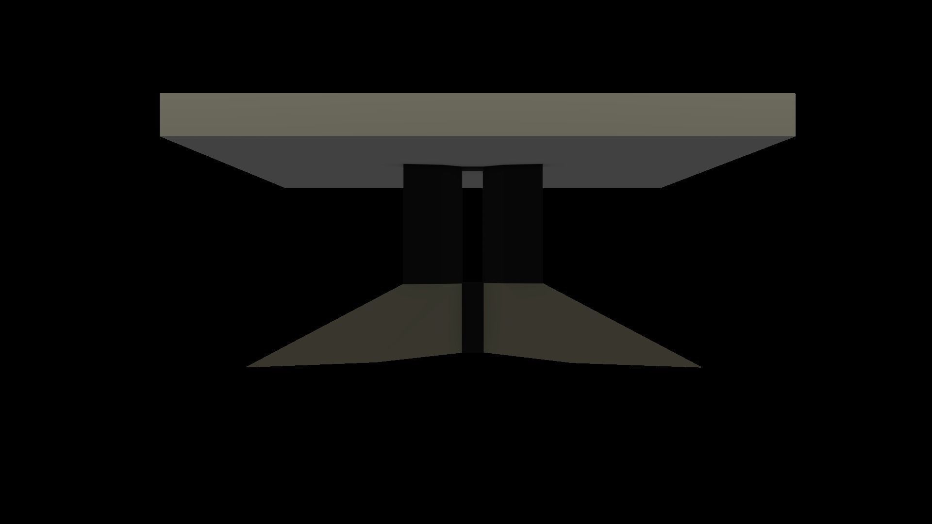 Blocky Abstract Dining Table free VR / AR / low-poly 3D model | CGTrader