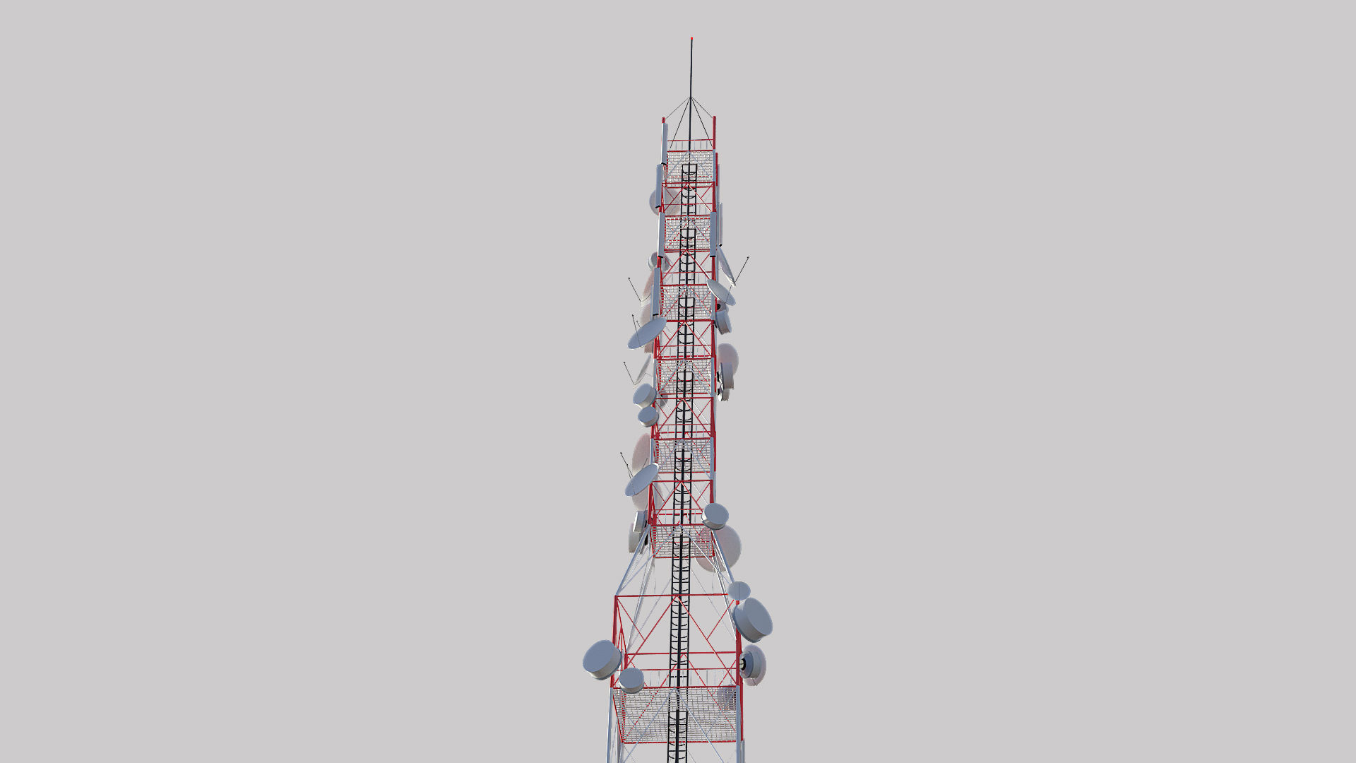 Telecommunication Tower 3D model | CGTrader