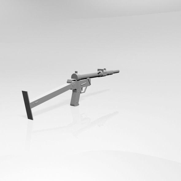 Sten Gun 01 3D model | CGTrader