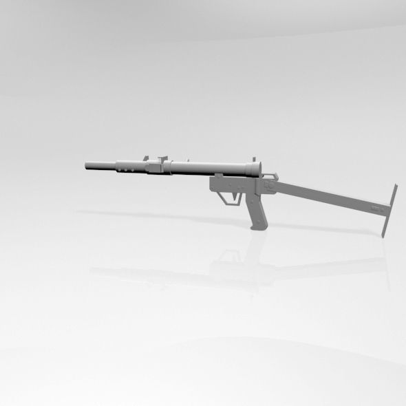Sten Gun 01 3D model | CGTrader