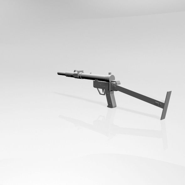 Sten Gun 01 3D model | CGTrader