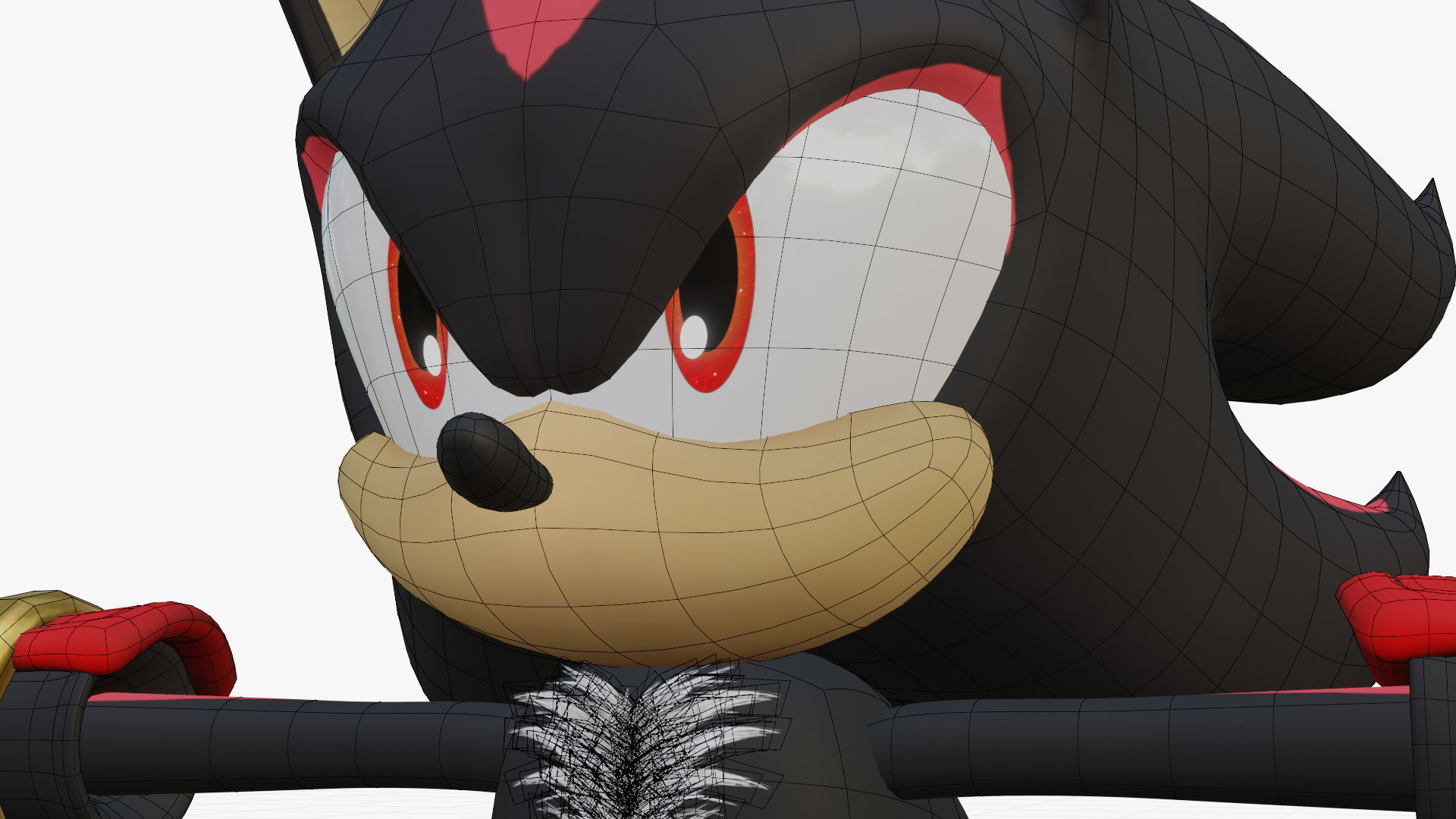 3D model Shadow the Hedgehog VR / AR / low-poly | CGTrader