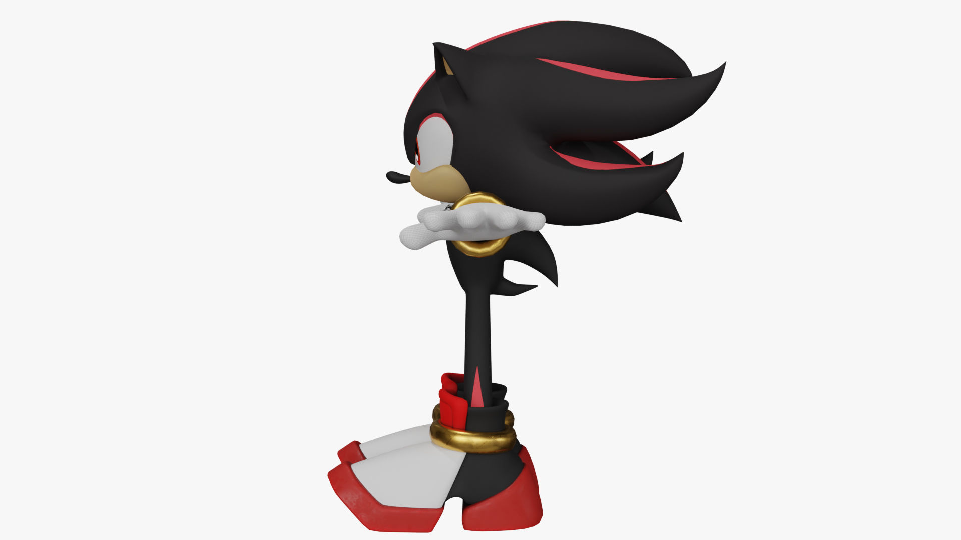 3D model Shadow the Hedgehog VR / AR / low-poly | CGTrader