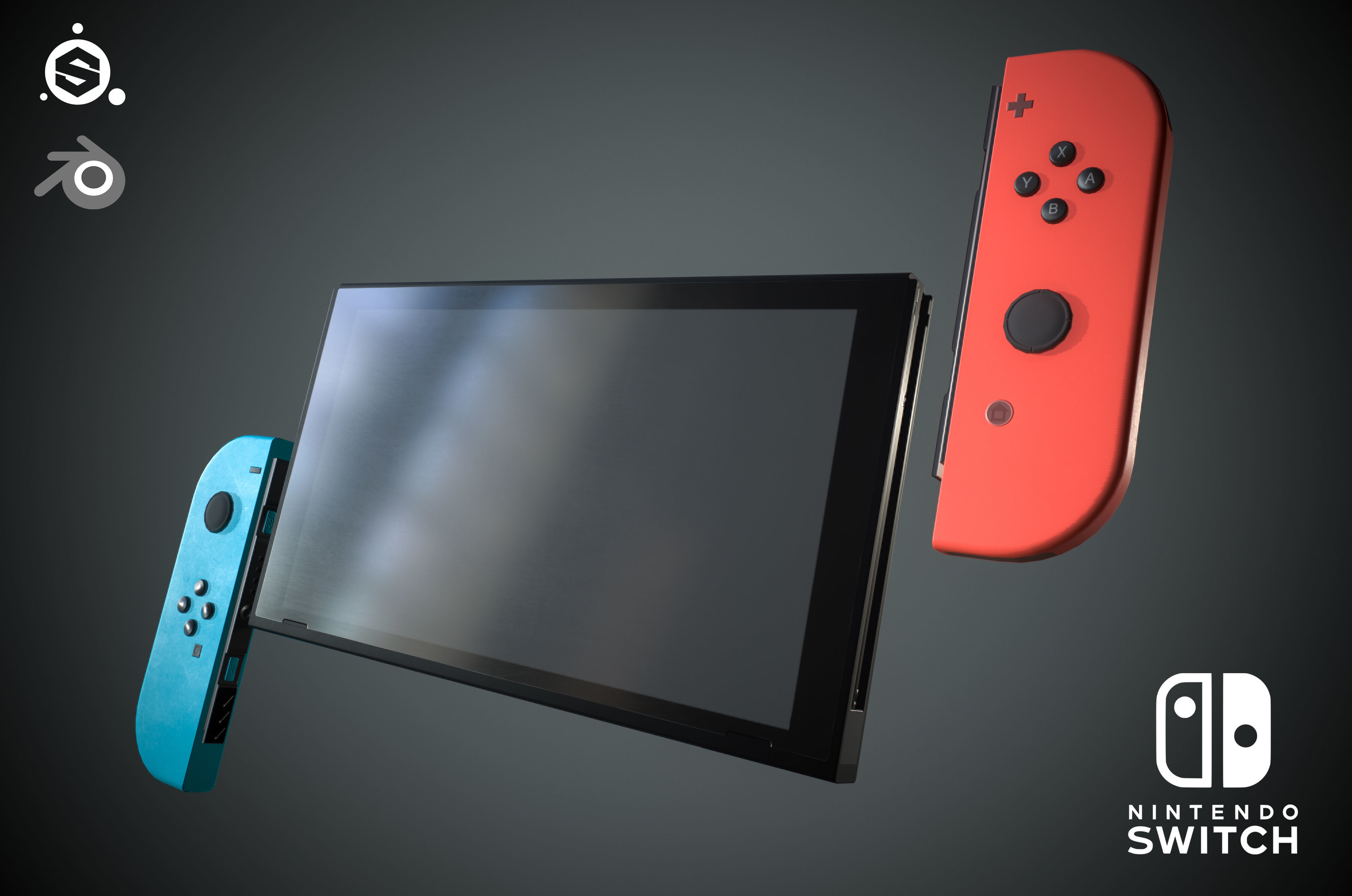 3D model Nintendo Switch - Lowpoly VR / AR / low-poly | CGTrader