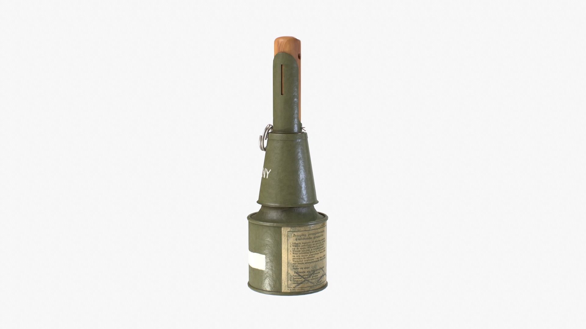 3D model Grenade RPG-43 clean VR / AR / low-poly | CGTrader