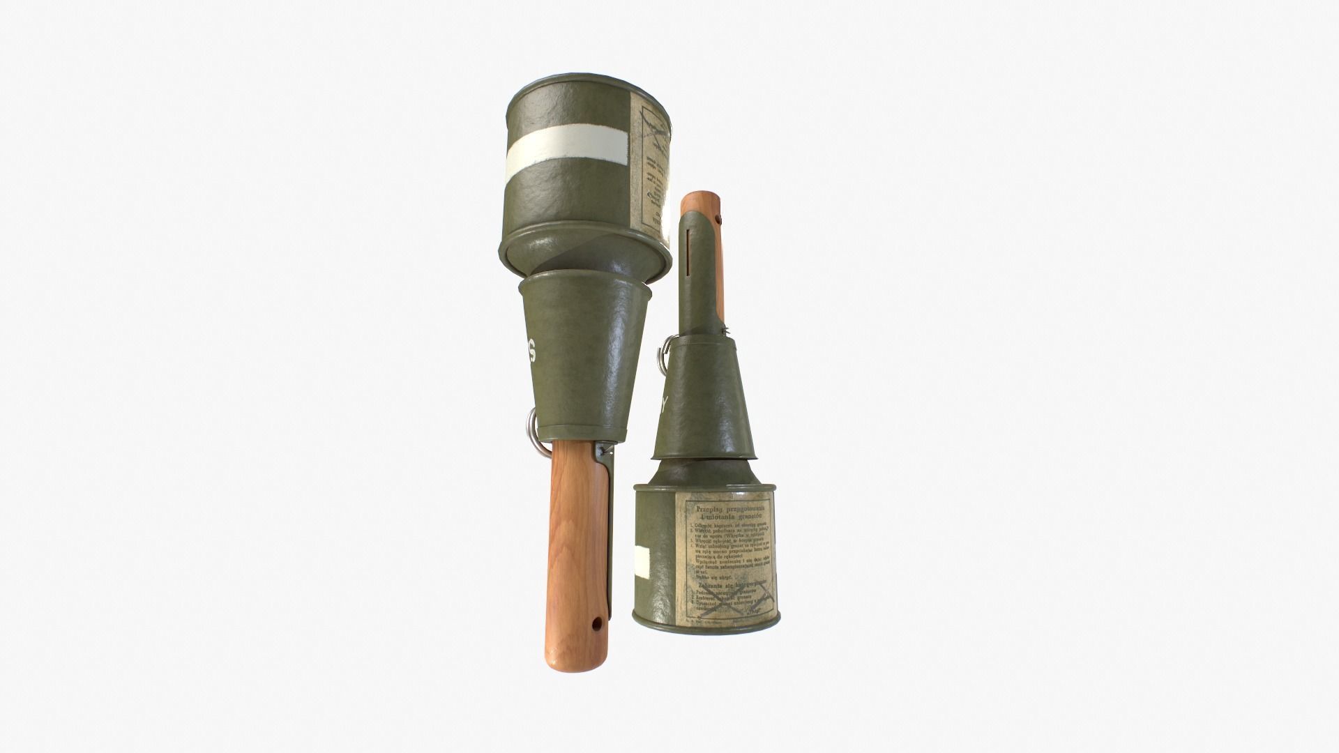 3D model Grenade RPG-43 clean VR / AR / low-poly | CGTrader