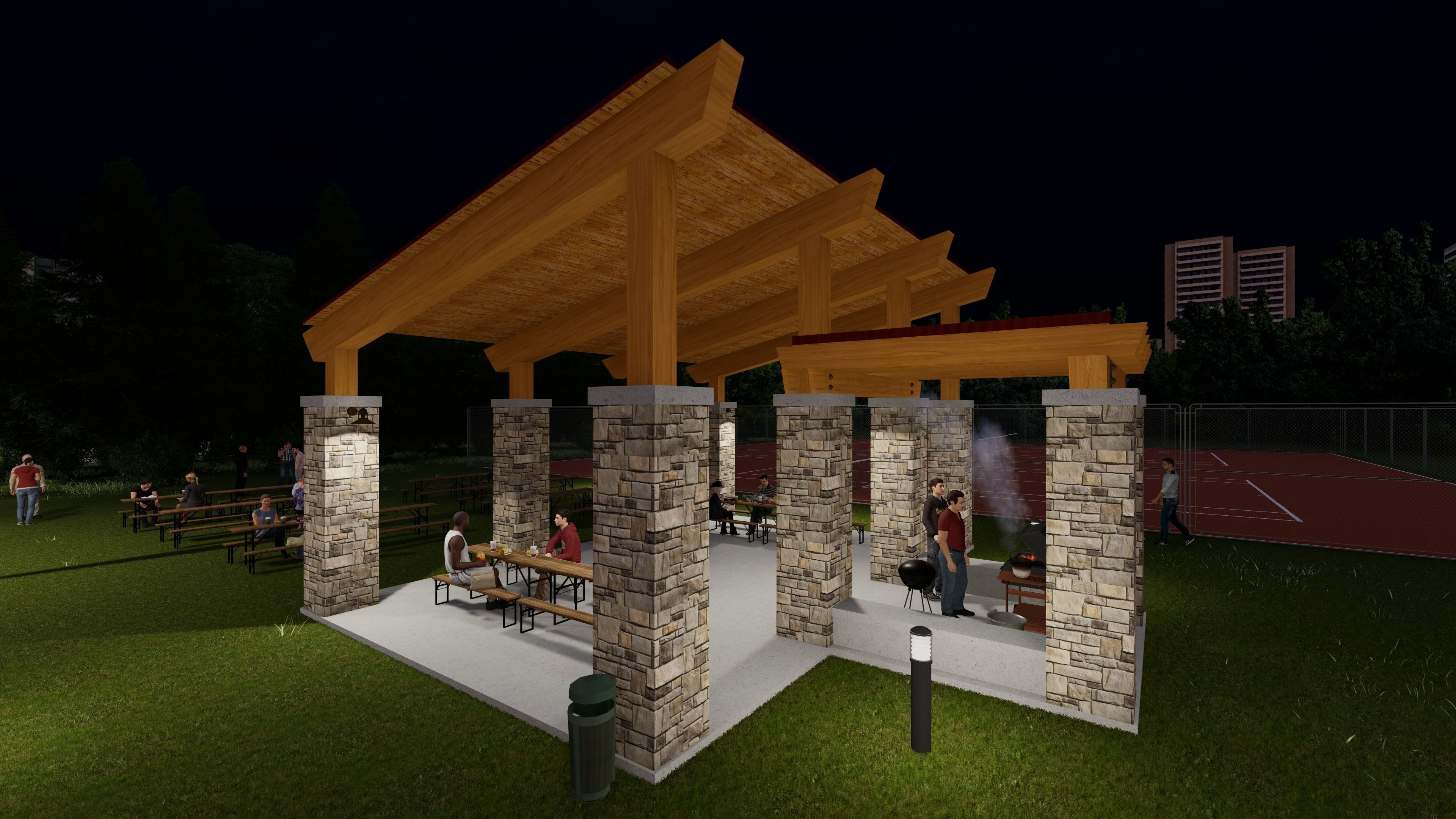 Pergola - Pergola 3D model 3D model animated rigged | CGTrader