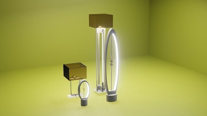 Lamps Asset Pack free 3D model | CGTrader