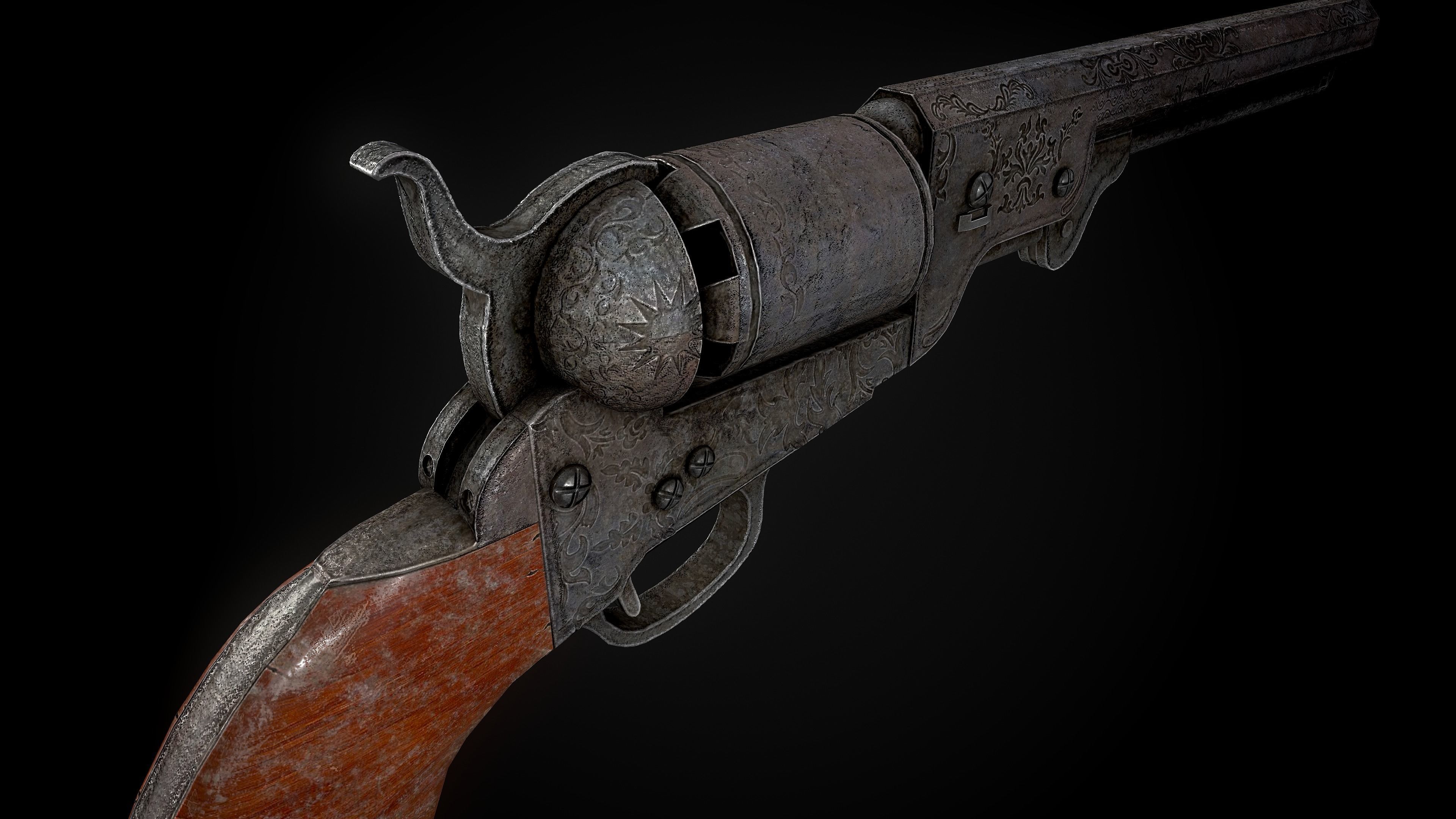 3D model Colt Custom - PBR GAME READY VR / AR / low-poly | CGTrader
