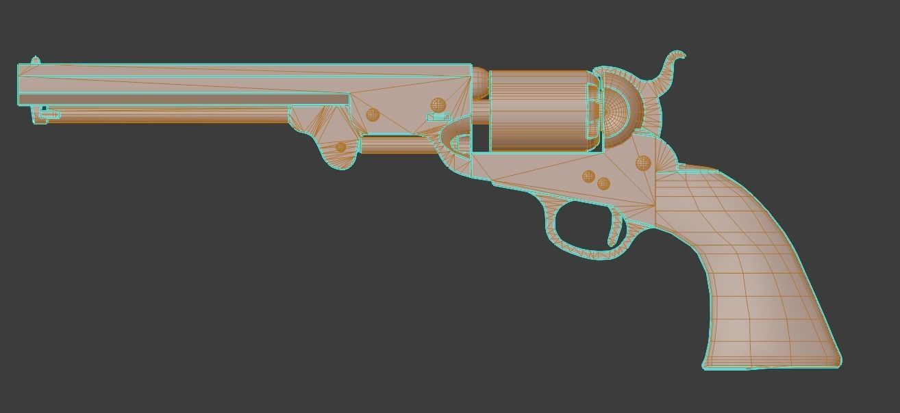 3D model Colt Custom - PBR GAME READY VR / AR / low-poly | CGTrader