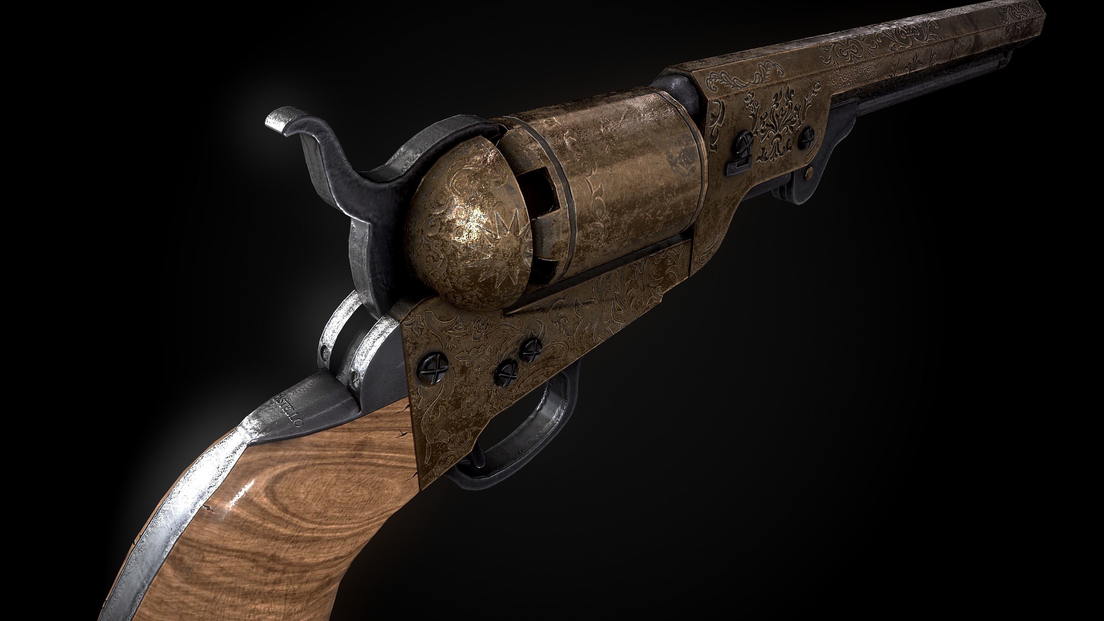 3D model Colt Custom - PBR GAME READY VR / AR / low-poly | CGTrader