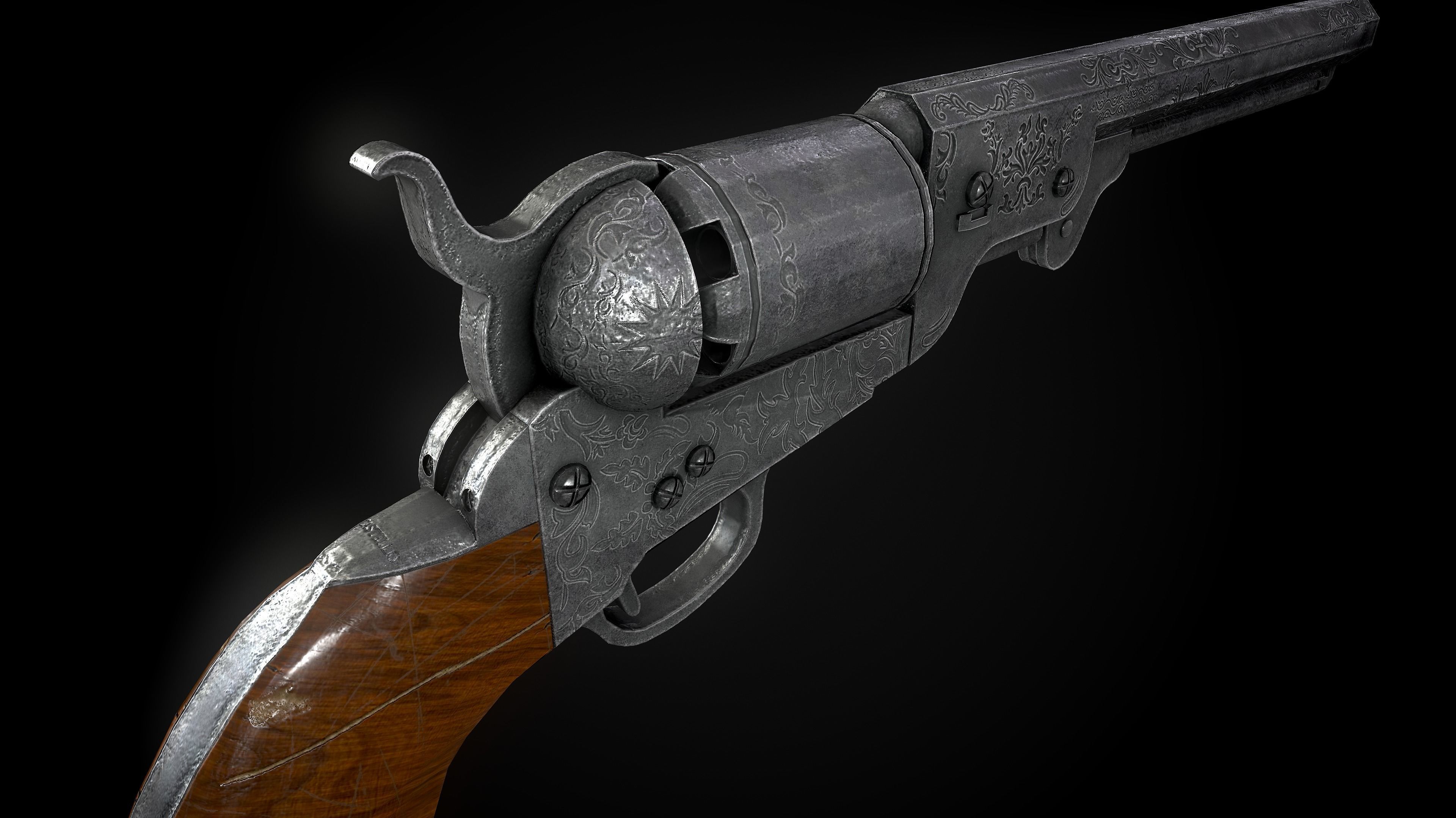 3D model Colt Custom - PBR GAME READY VR / AR / low-poly | CGTrader