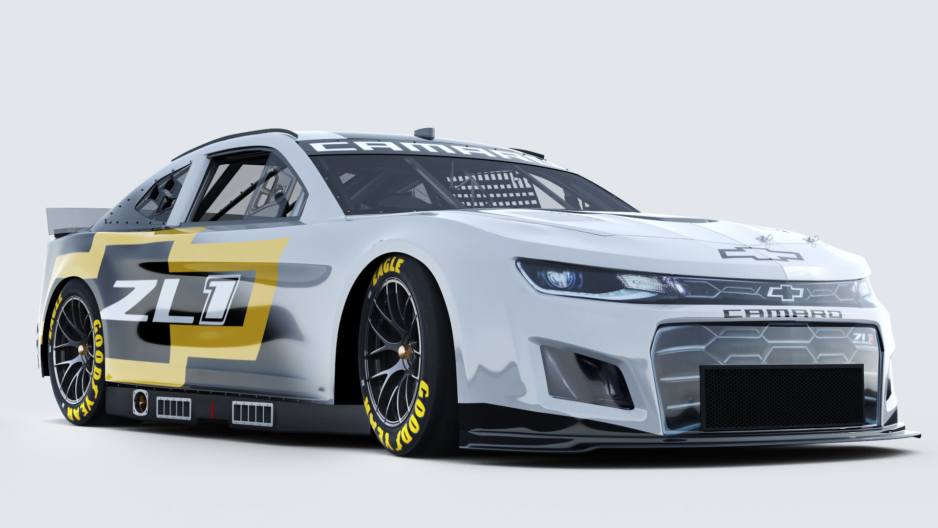 Chevrolet Camaro Nascar NextGen 2022 Template 3D model | CGTrader