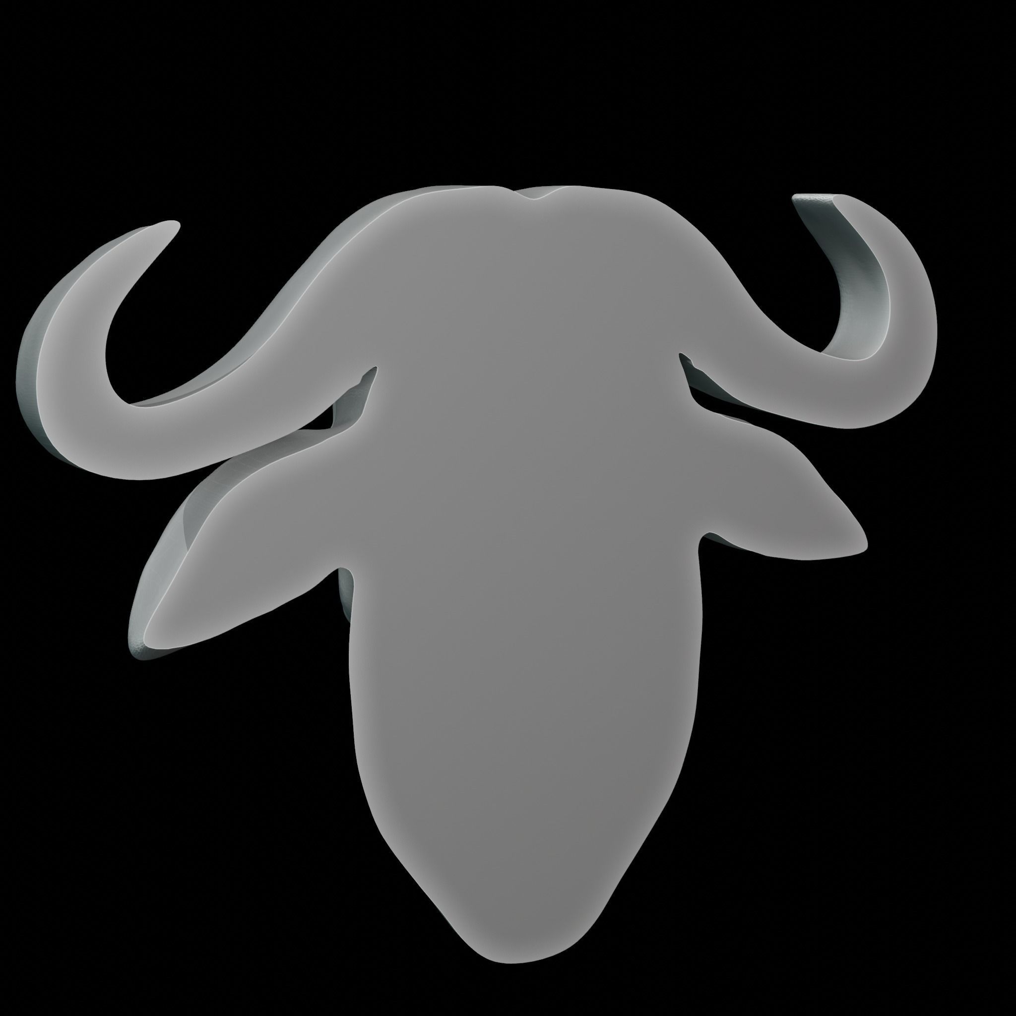 Buffalo decor 3D model 3D printable | CGTrader