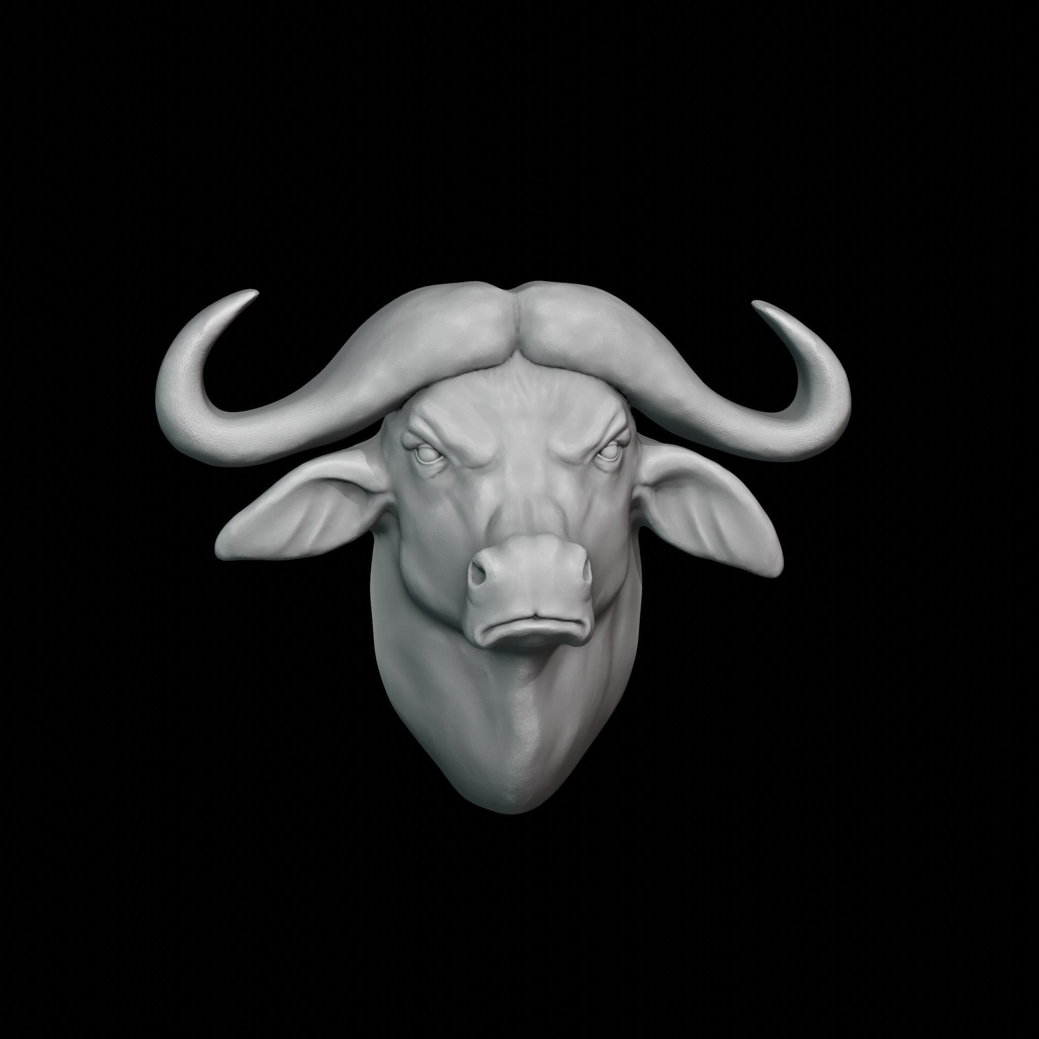 Buffalo decor 3D model 3D printable | CGTrader