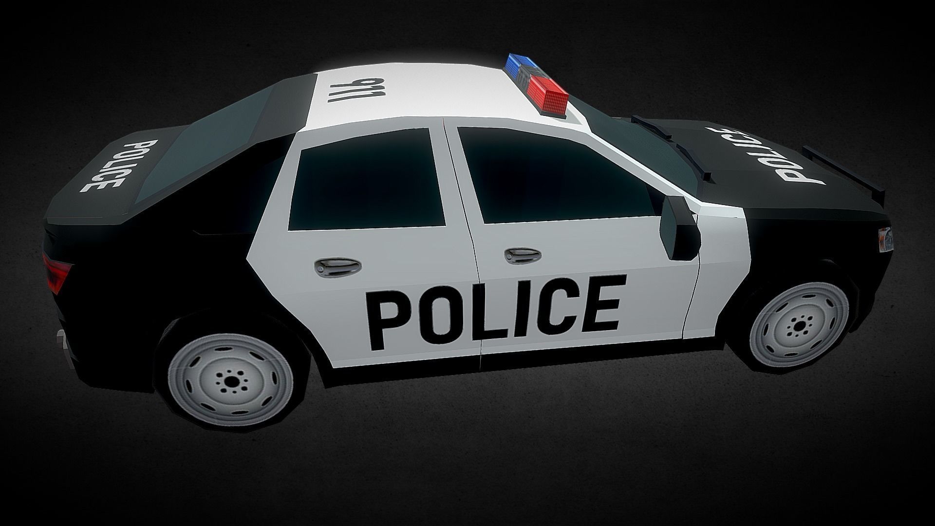 3D model Police Vehicle Low-Poly VR / AR / low-poly | CGTrader