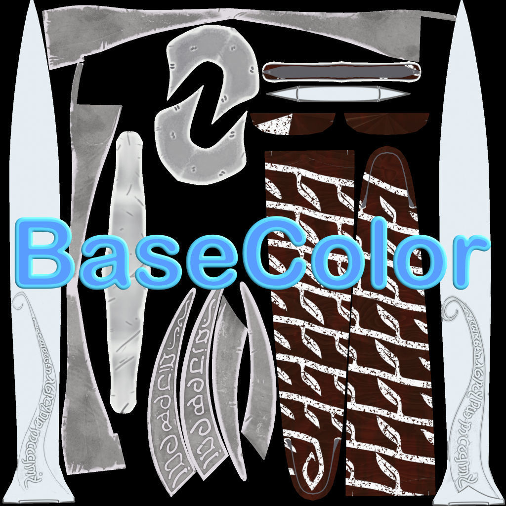 3D model Sting Dagger from LOTR and The Hobbit VR / AR / low-poly ...