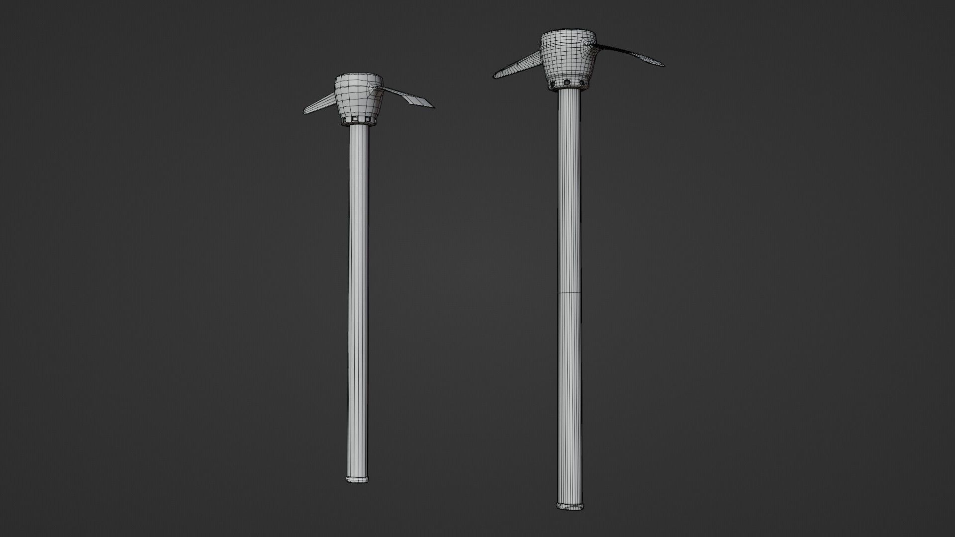 3D model Pickaxe - Low and High poly VR / AR / low-poly | CGTrader