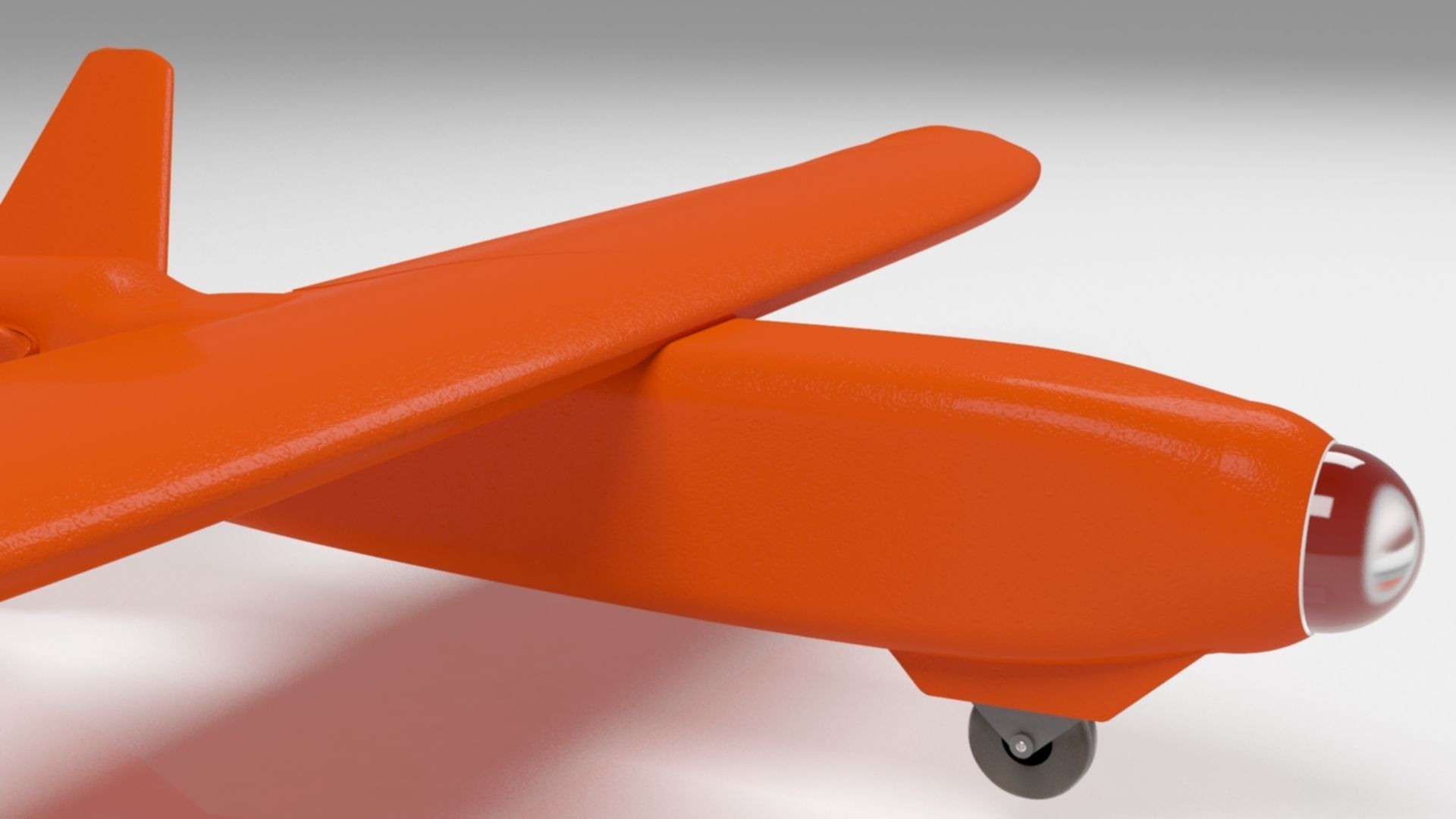 UAV Talon plane 3D model rigged | CGTrader