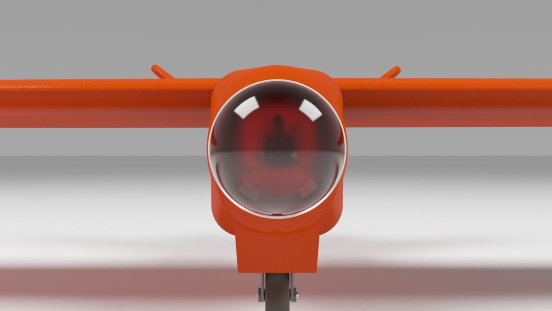 UAV Talon plane 3D model rigged | CGTrader