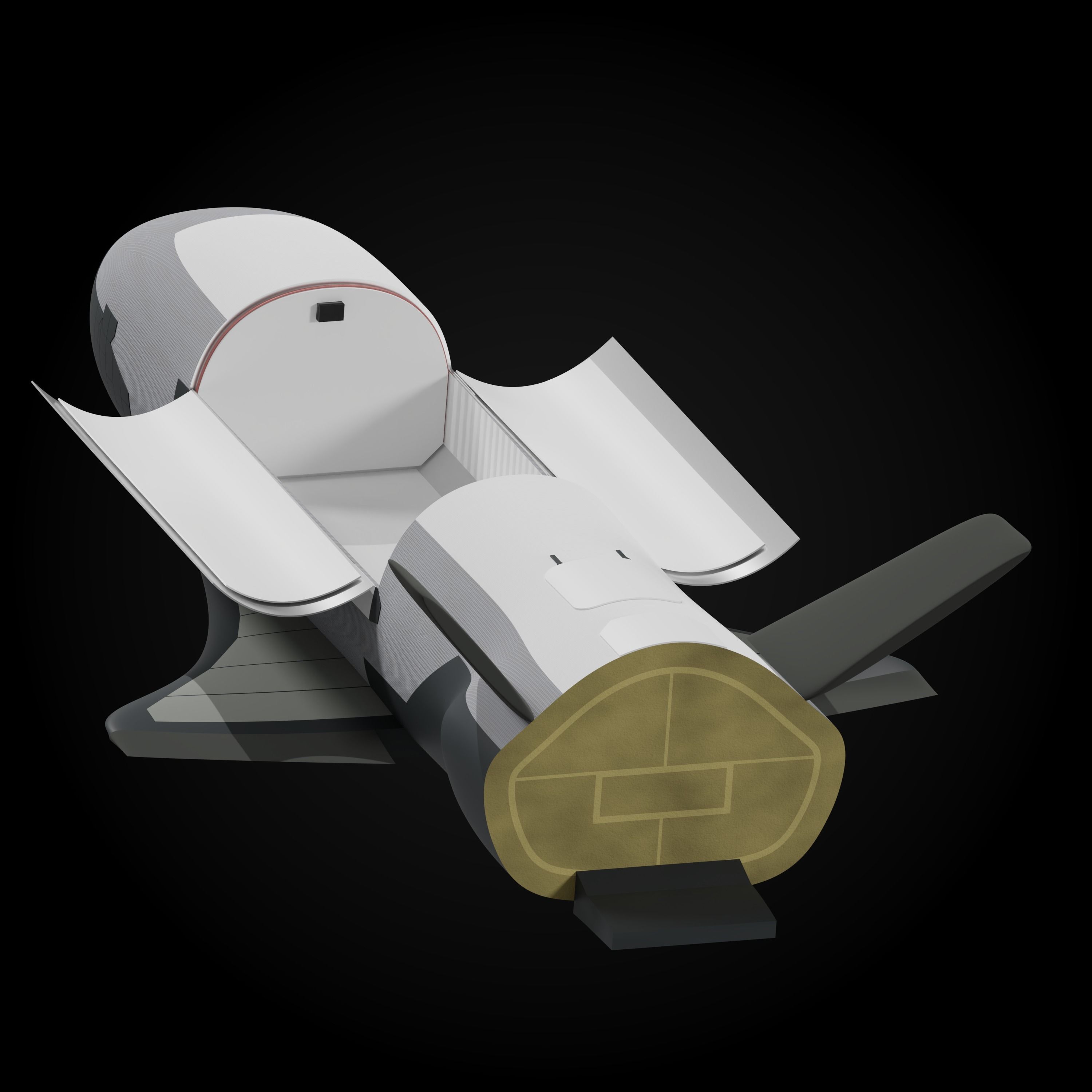 X-37B Spaceplane 3D model | CGTrader