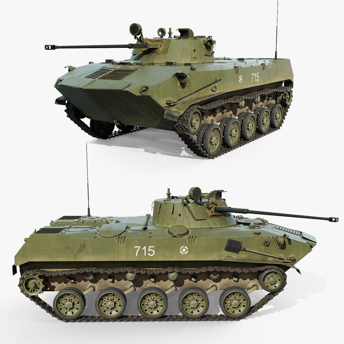 BMD-2 Collection military tank VR / AR / low-poly | CGTrader
