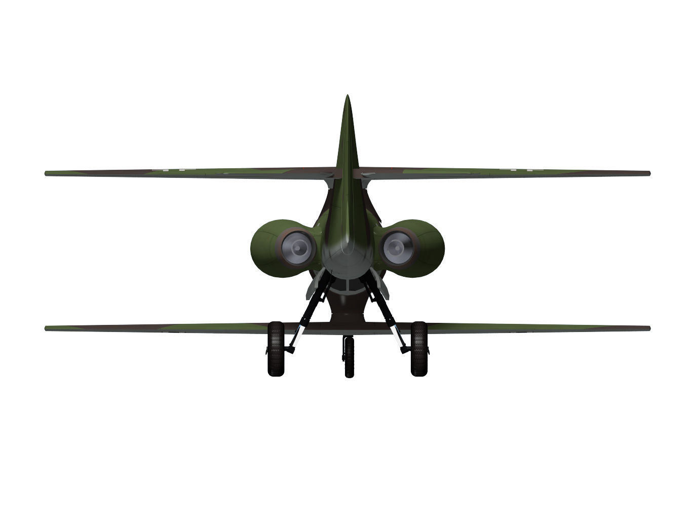 Messerschmitt P1109 3D model | CGTrader