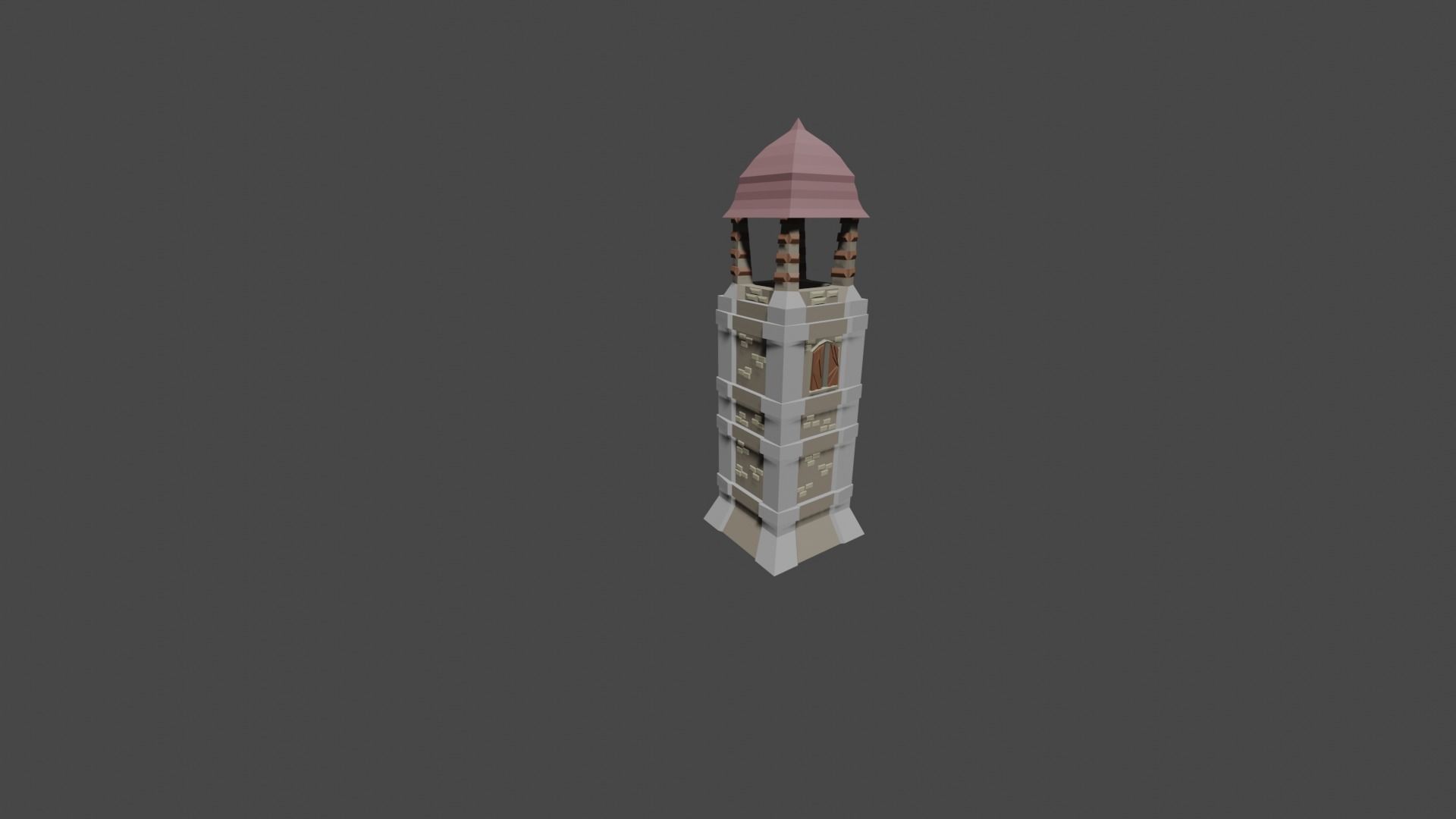 3D model Medieval tower Low poly VR / AR / low-poly | CGTrader