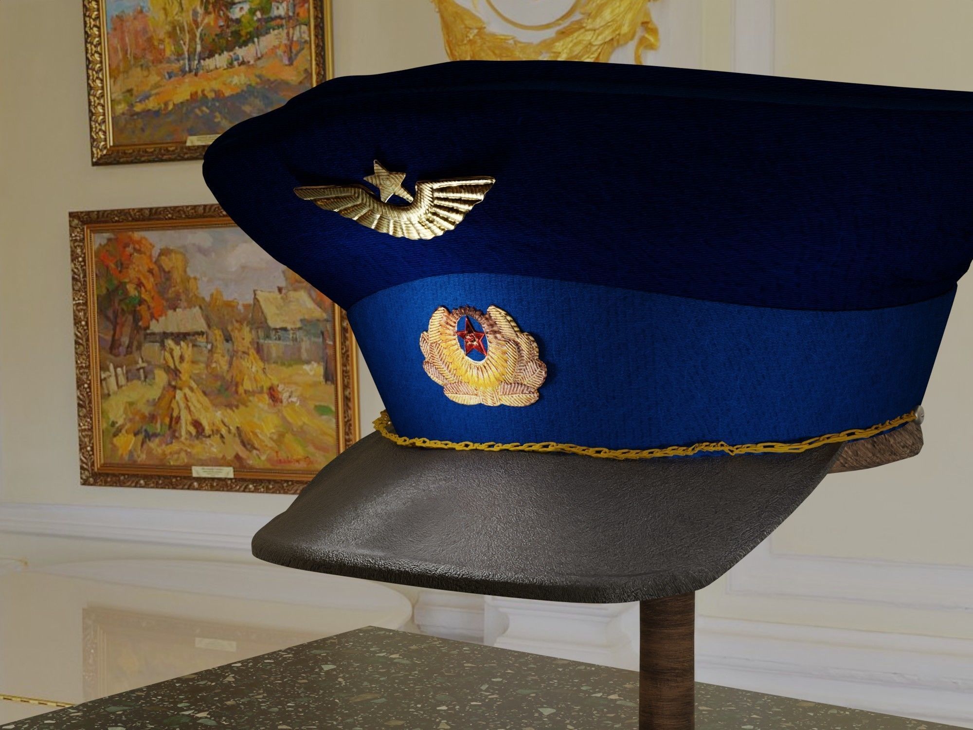 Flying cap 3D model | CGTrader