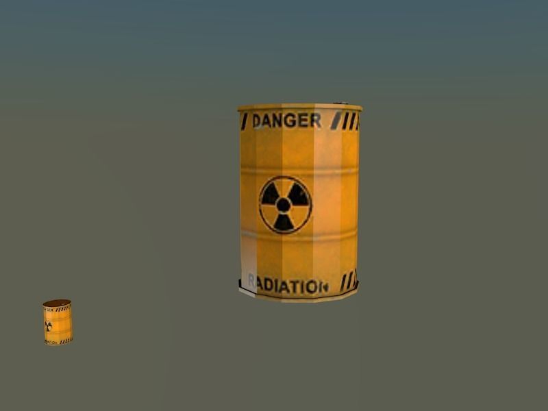 3D model Barrel radioactive VR / AR / low-poly | CGTrader
