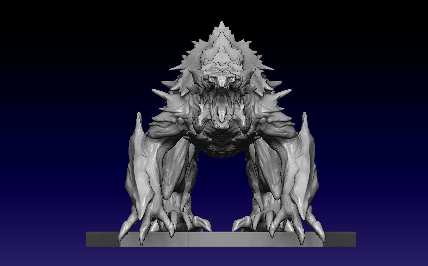 pacific rim mega kaiju 3D model | CGTrader