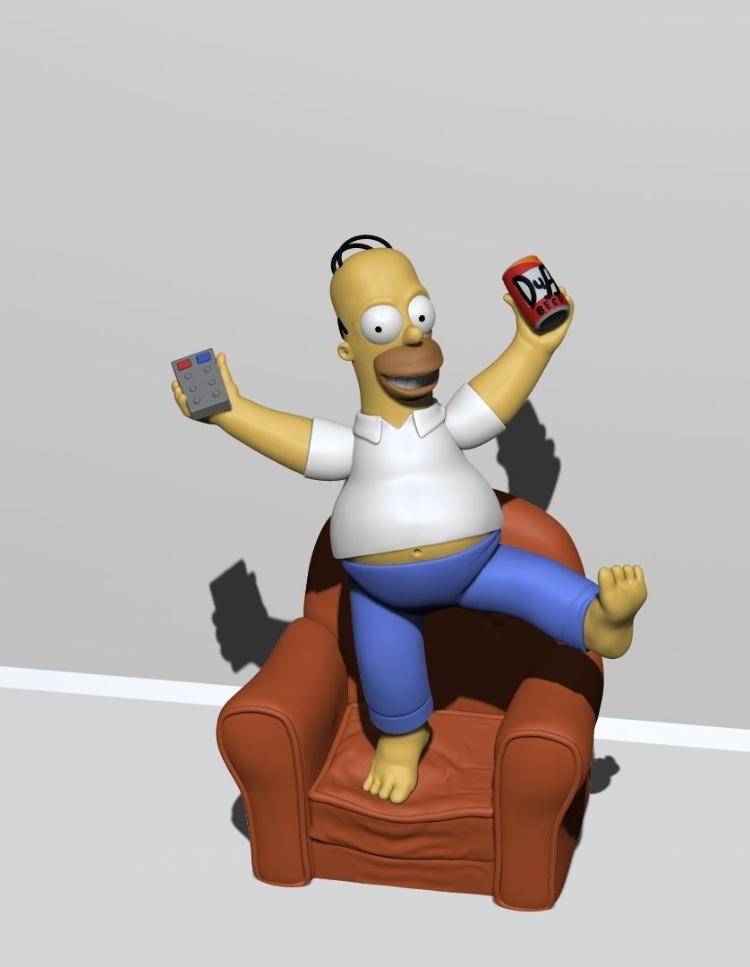 Homer Simpson 3D model for printing 3D model 3D printable | CGTrader