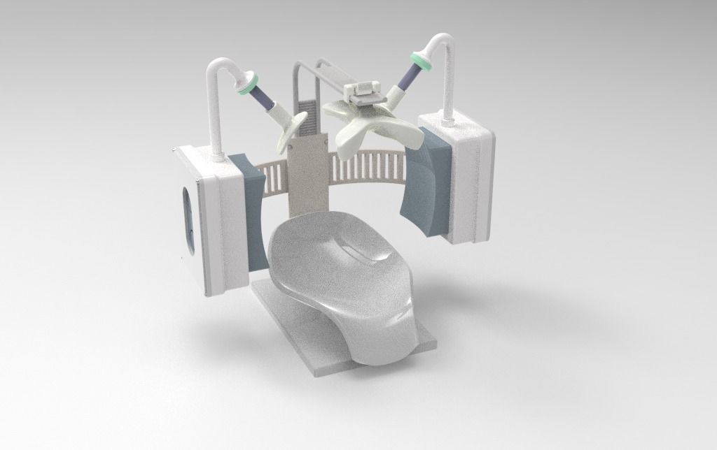 3D model Ultrasound brain-imaging helmet VR / AR / low-poly | CGTrader