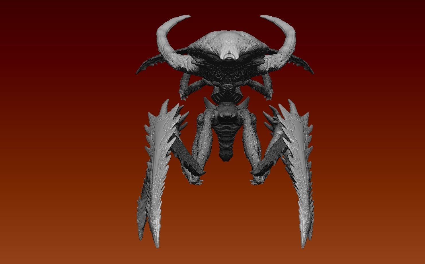 Starship troopers Queens guard bug 3D model | CGTrader