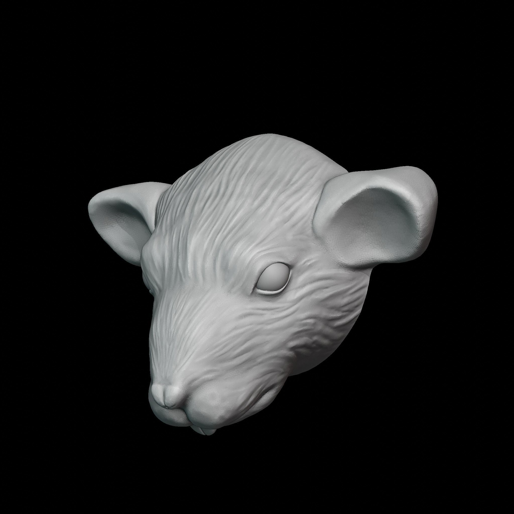 Rat decor 3D model 3D printable | CGTrader
