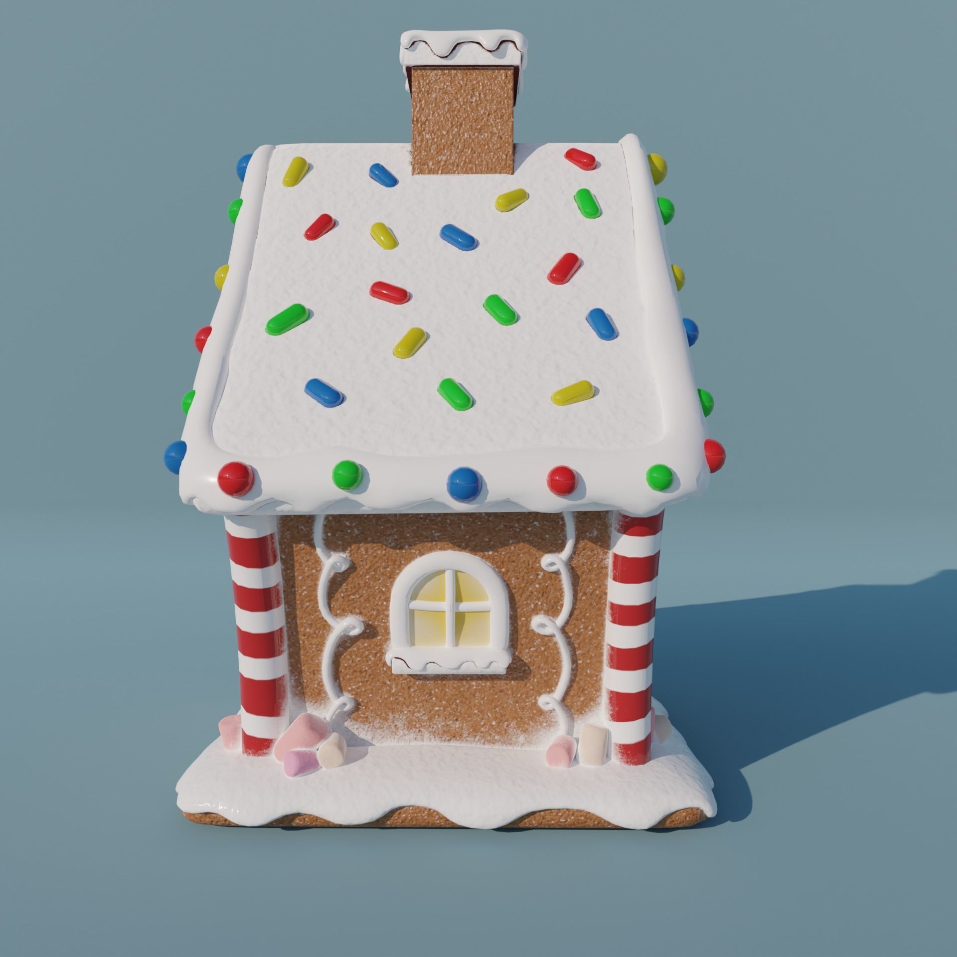Gingerbread House 3D model | CGTrader