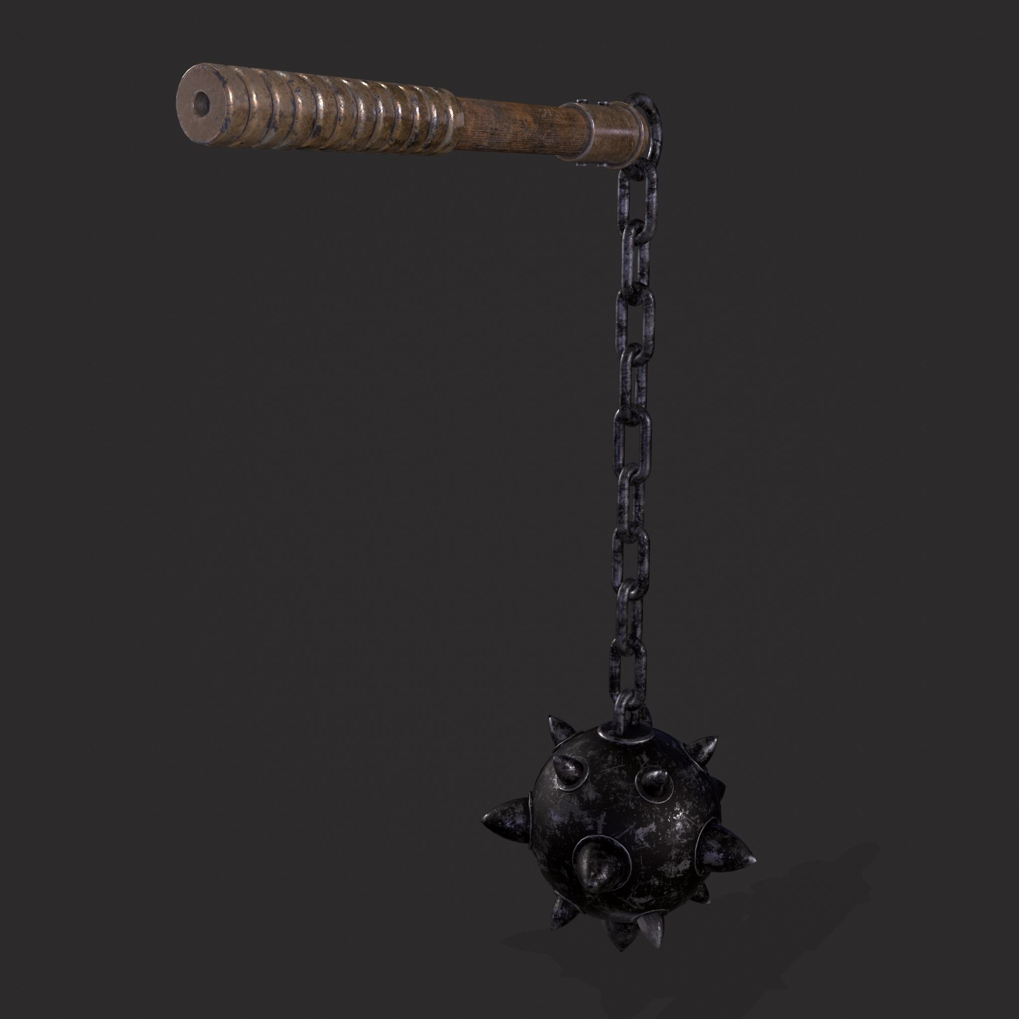 3D model Medieval Flail VR / AR / low-poly | CGTrader