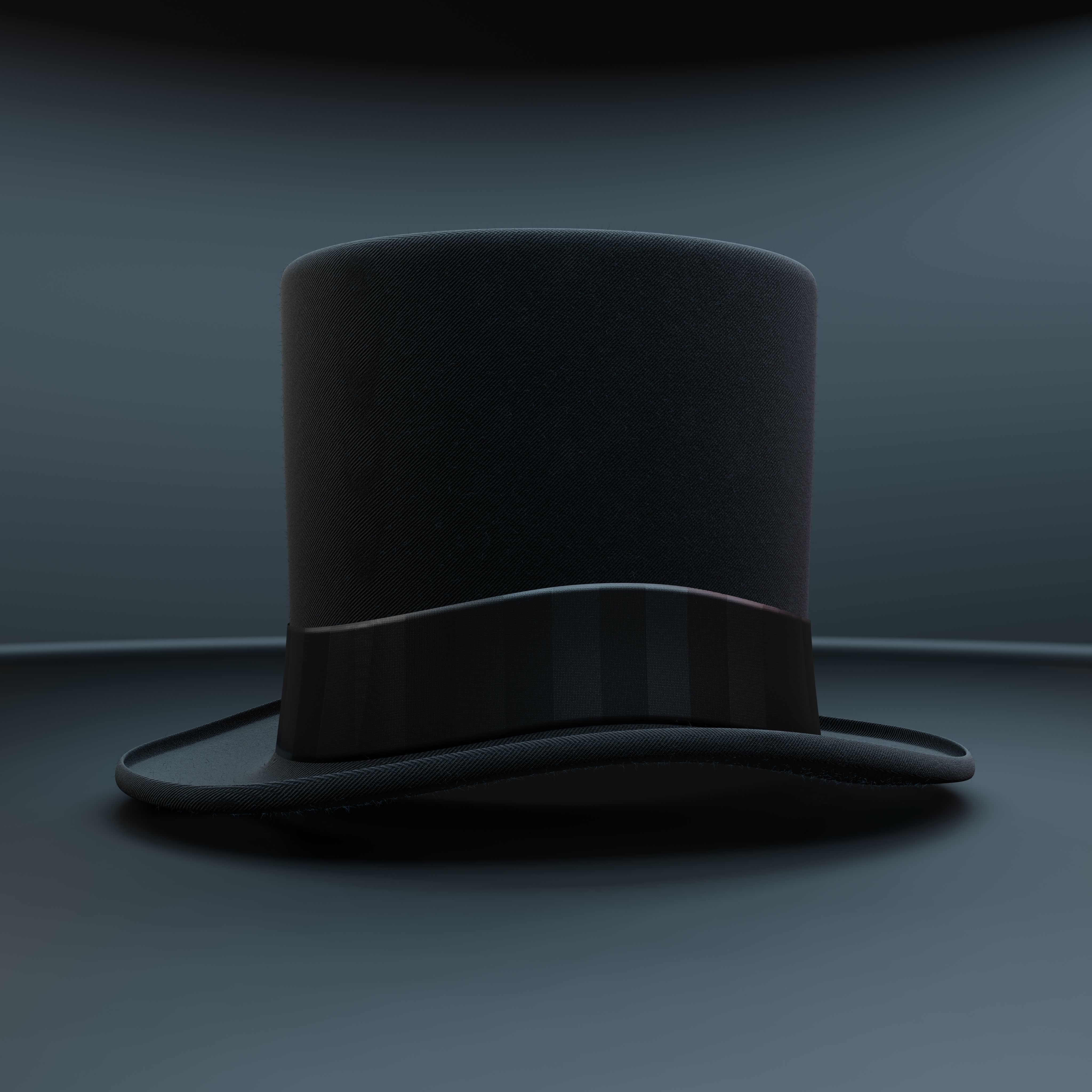 3D model Top Hat Photorealistic PBR VR / AR / low-poly | CGTrader