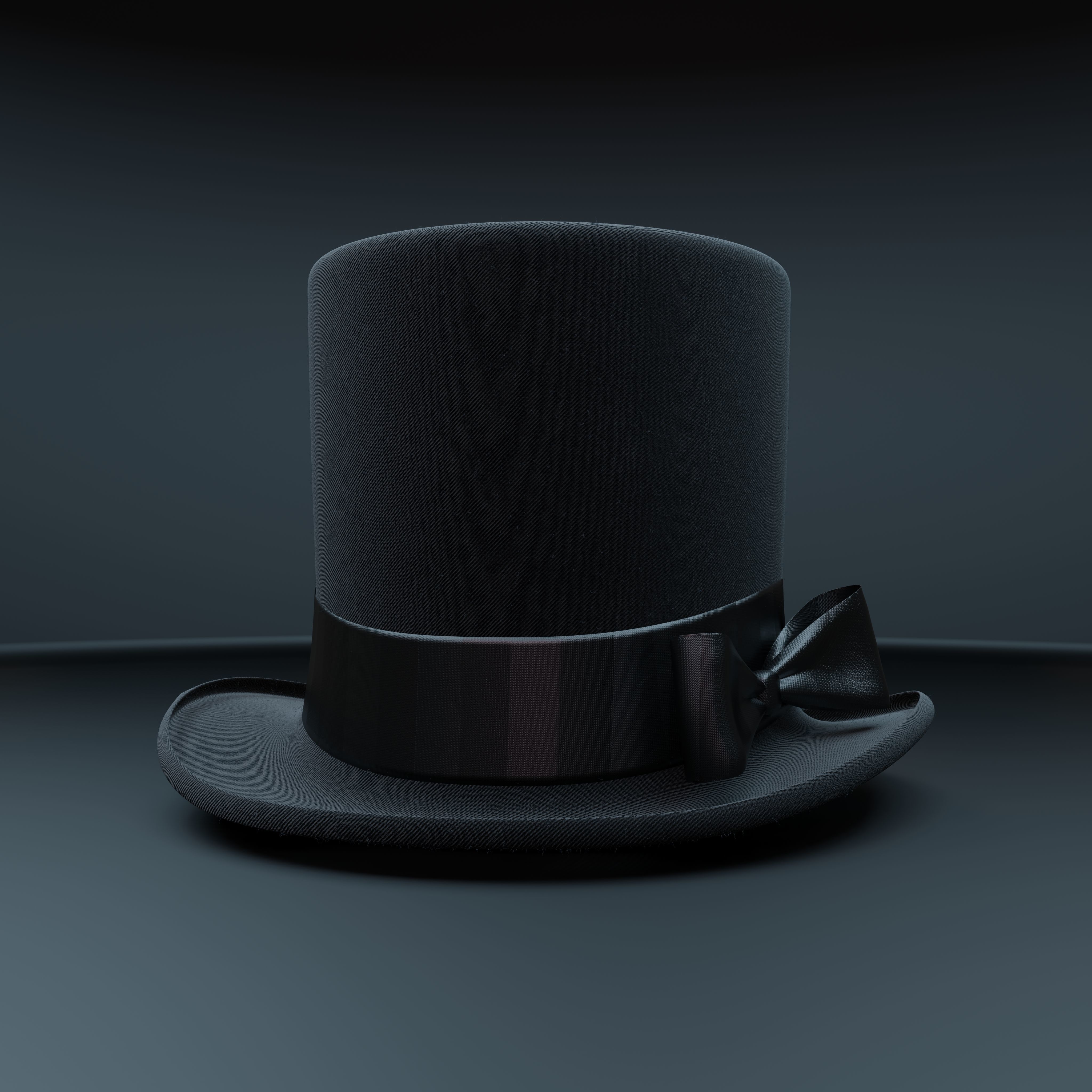 3D model Top Hat Photorealistic PBR VR / AR / low-poly | CGTrader